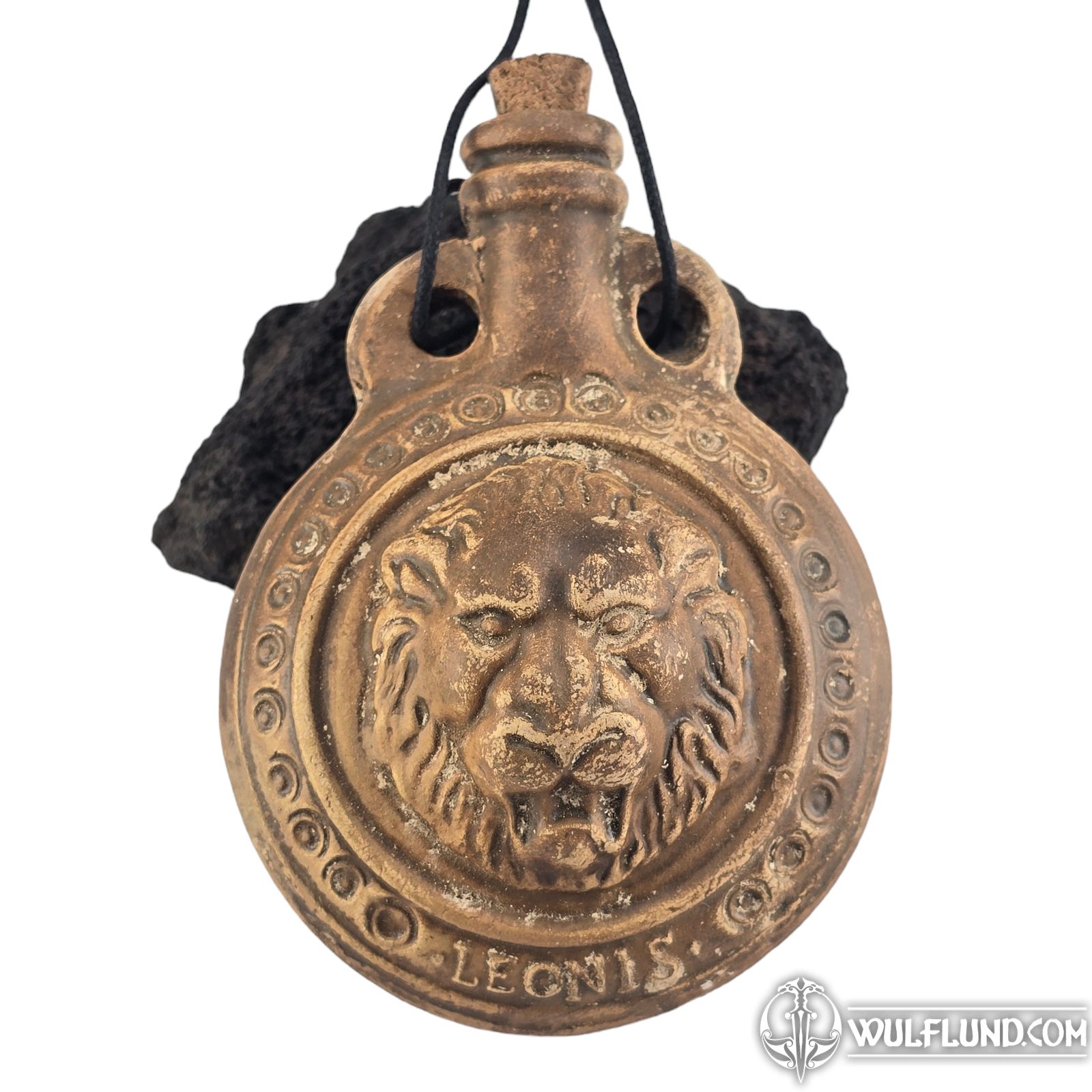 LION, Roman ceramic vial historical ceramics Feasting Wulflund