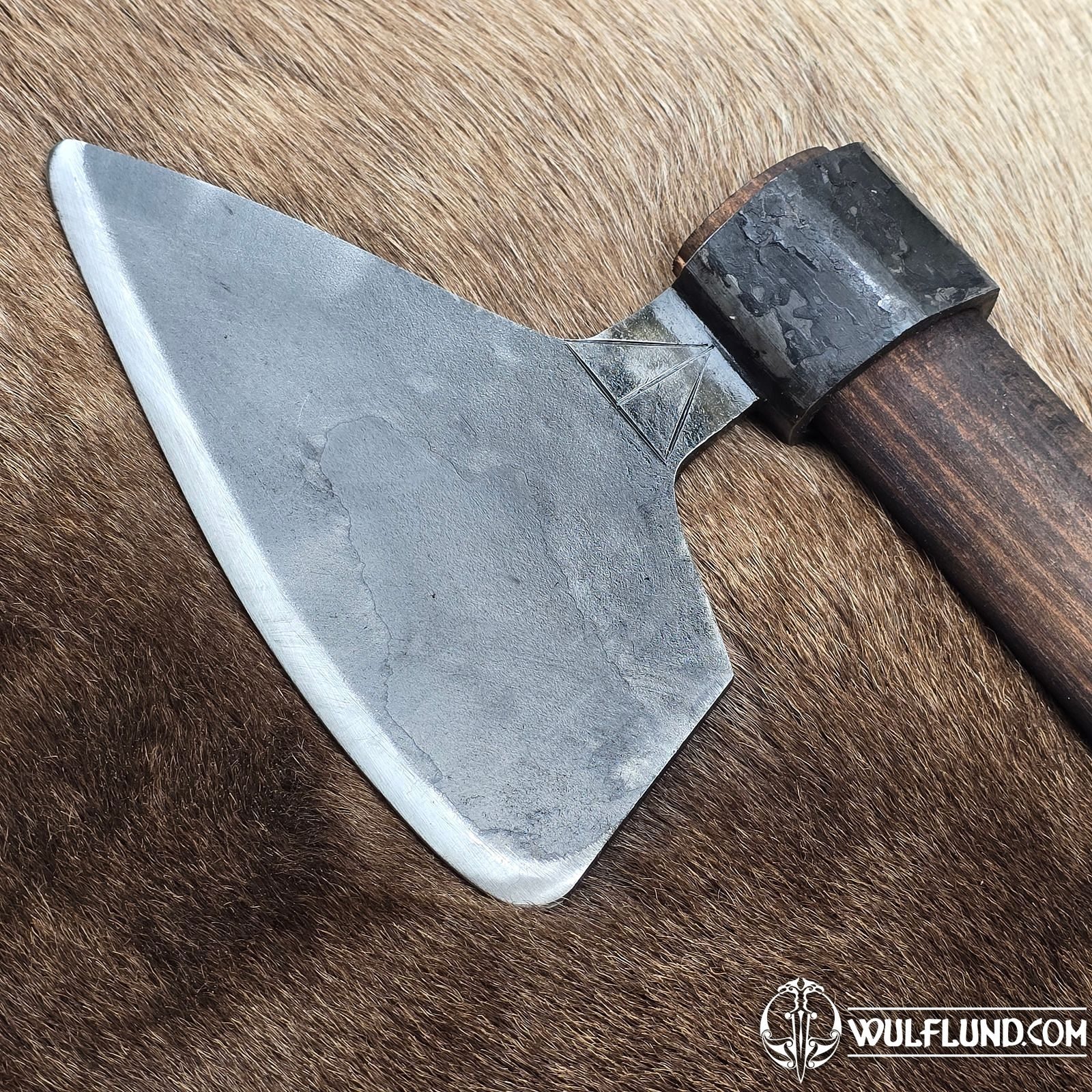 PILSEN, Hussite medieval axe of the 15th century, replica Bohemia ...