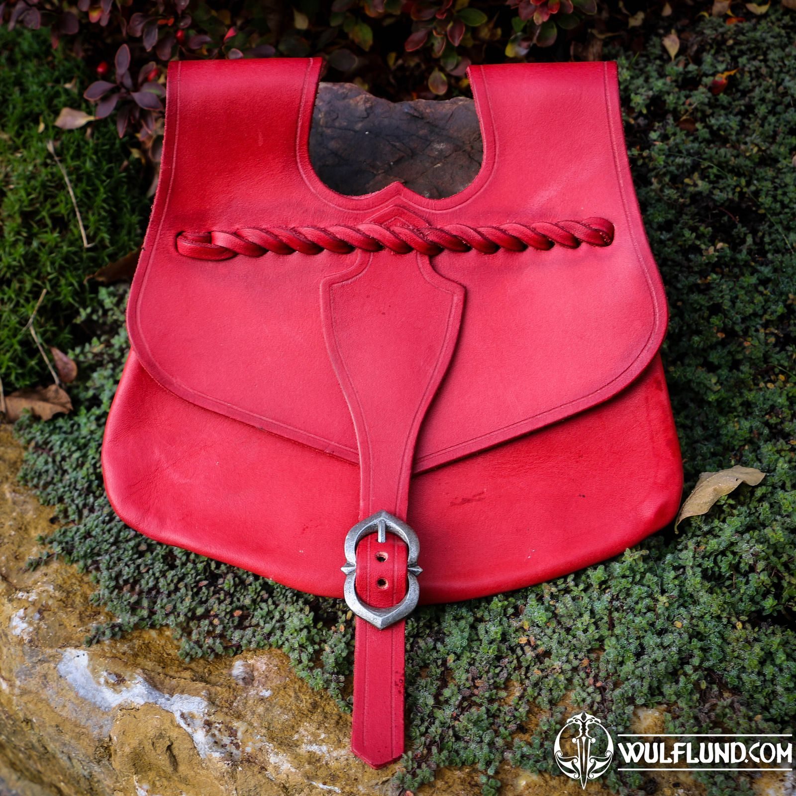 Medieval Leather Bag 13th - 15th Century Drakkaria Leather bags Leather ...