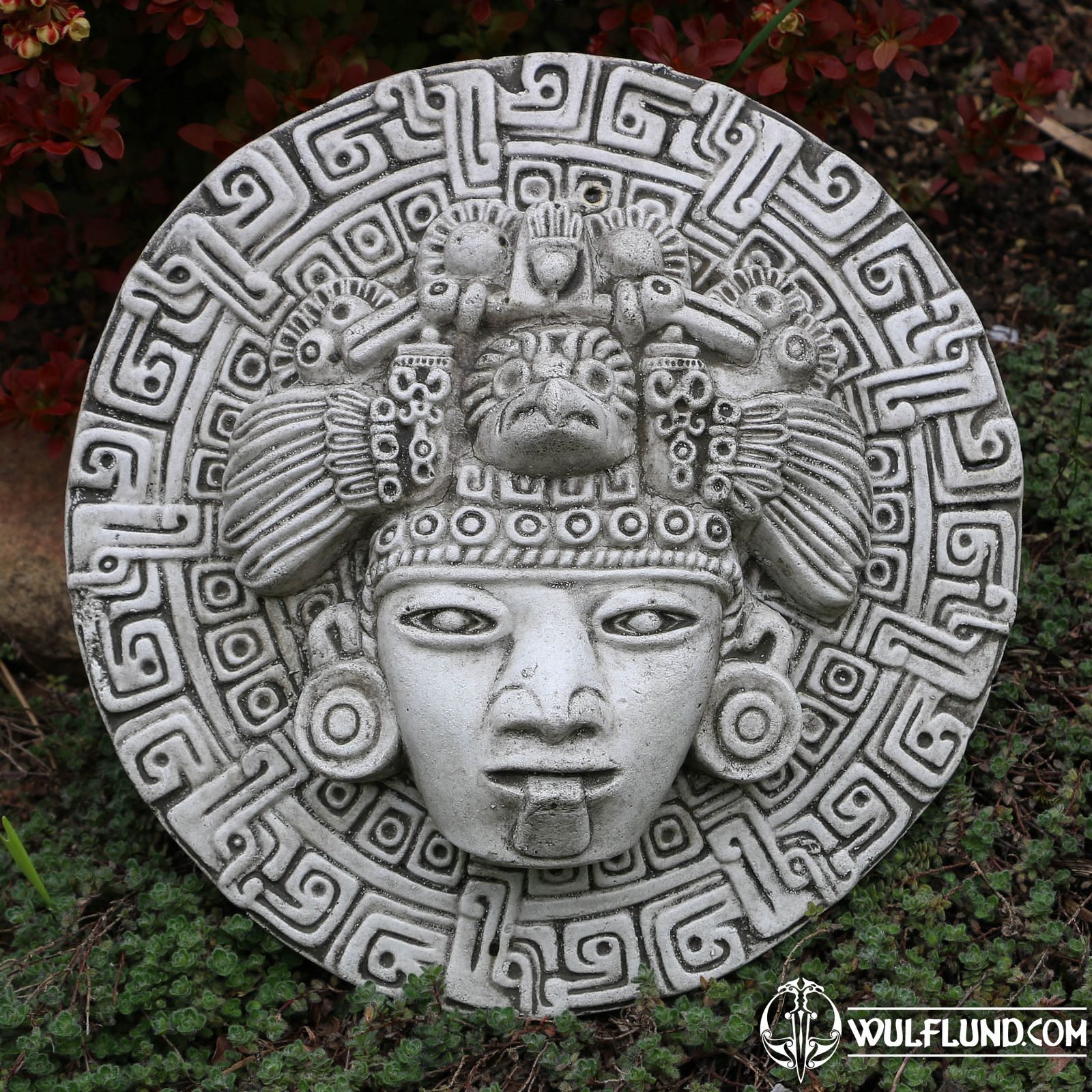 AZTEC FUNERAL MASK america - incas, maya and aztecs Sculptures, Garden ...