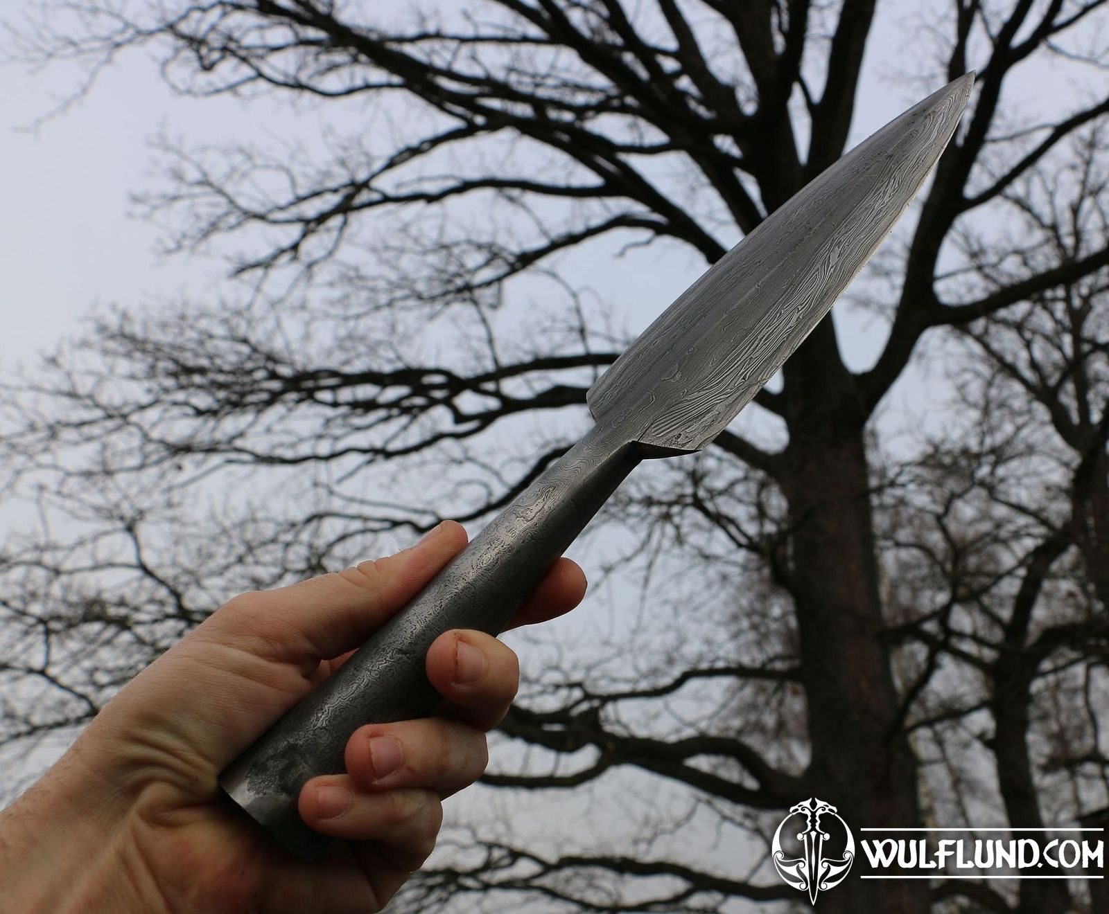 Lugh's spear, reproduction - Damascus steel, Arma Epona forge Arma ...
