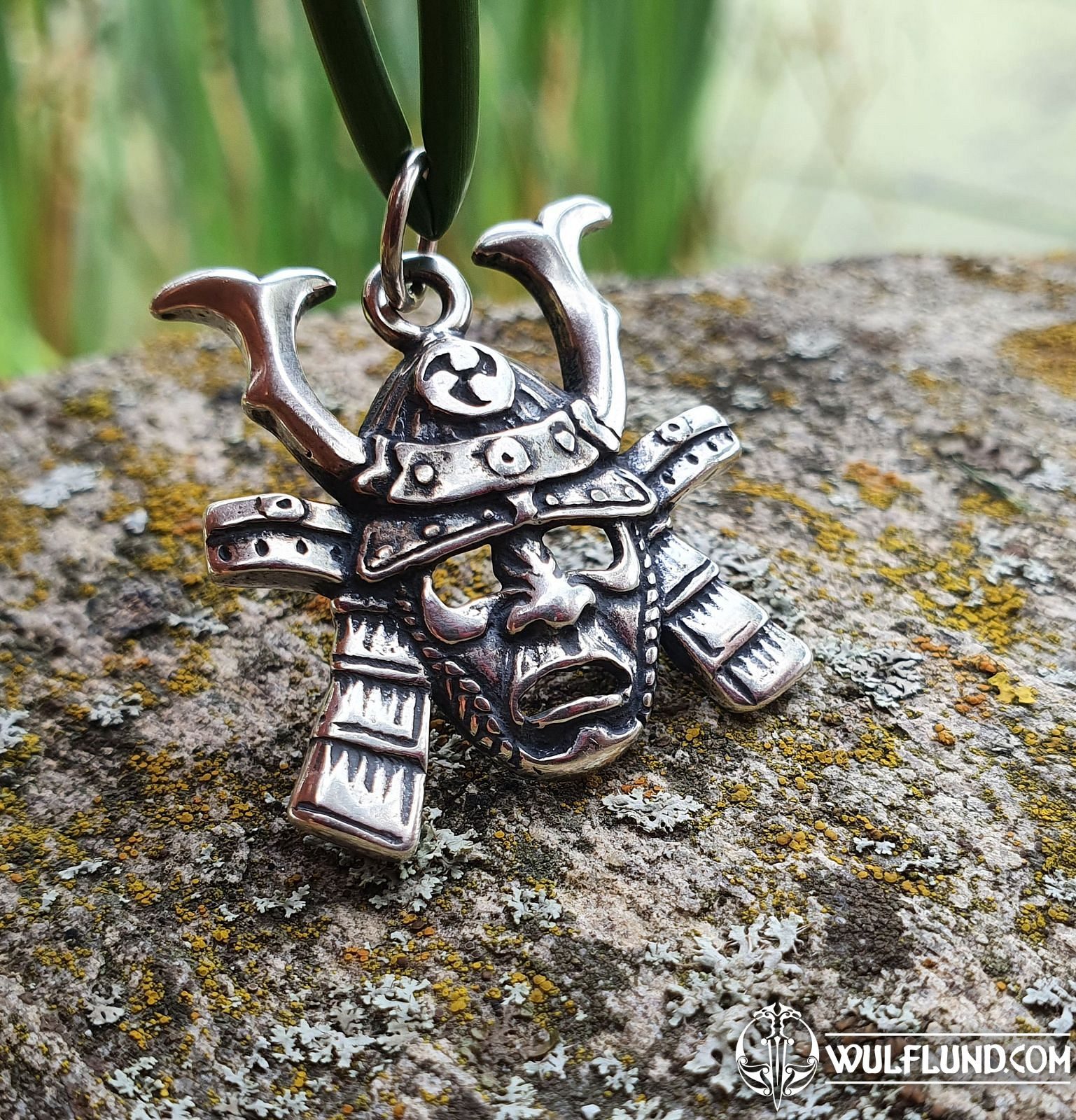 SAMURAI Silver Pendant Drakkaria pendants Silver jewellery Wulflund