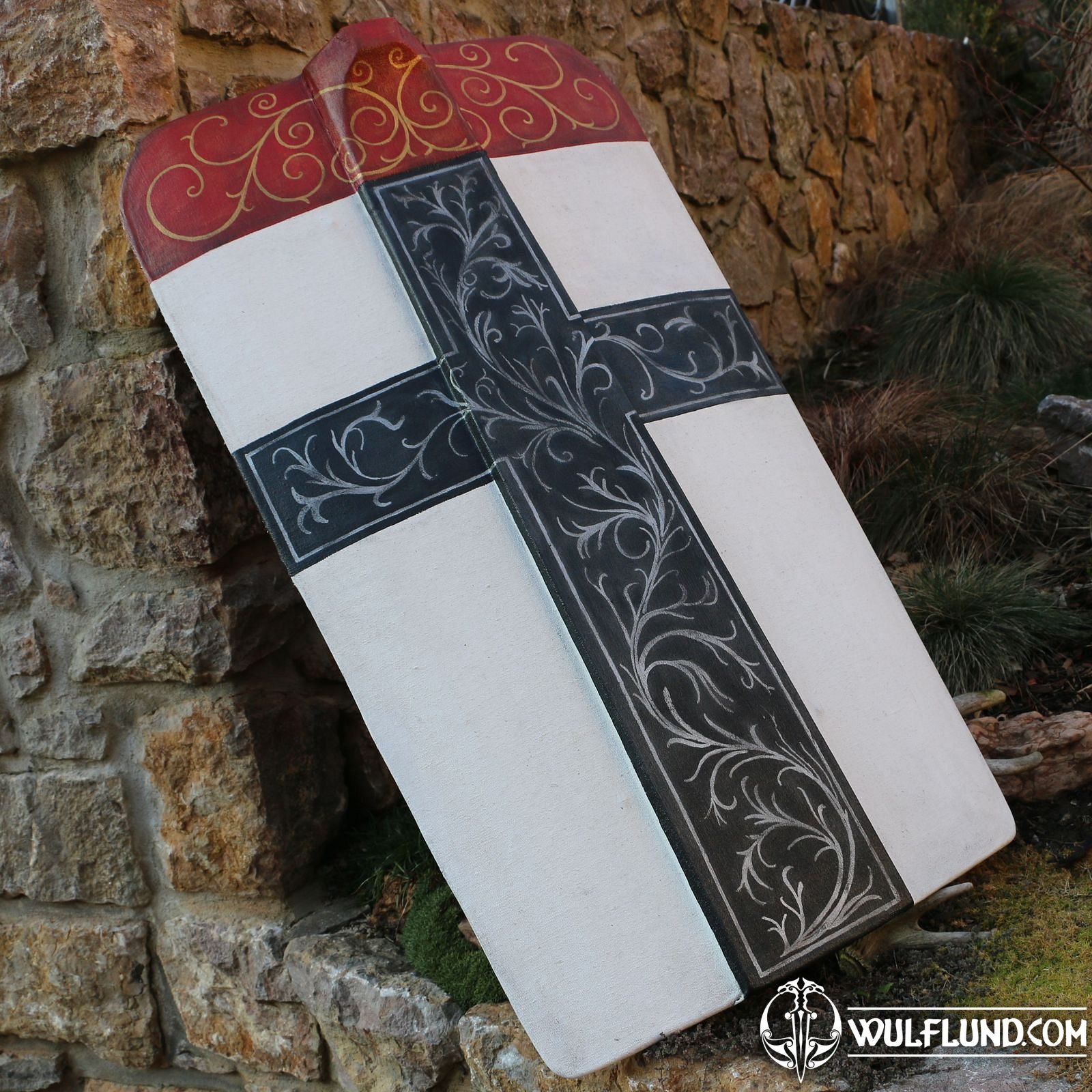 MEDIEVAL PAVISE SHIELD, hand painted wooden shield - Konstanz ...