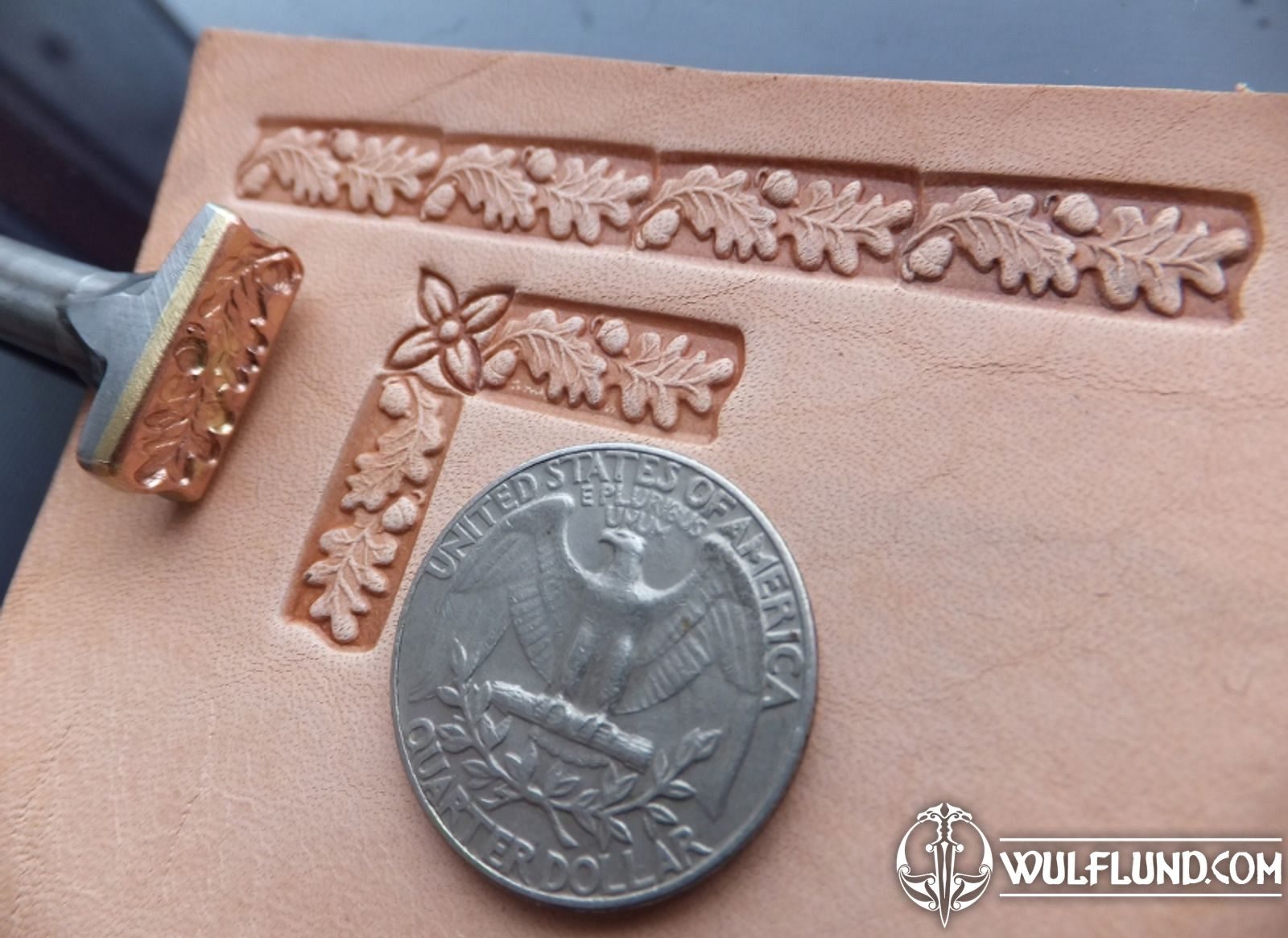 OAK LEAF, leather stamp Leather Stamps Bag accessories, Leather ...