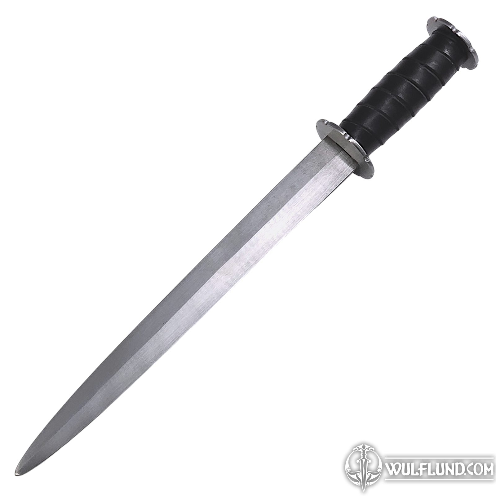 Rondel or Bollock dagger Kuttenberg, 14th century, blunt replica, black ...
