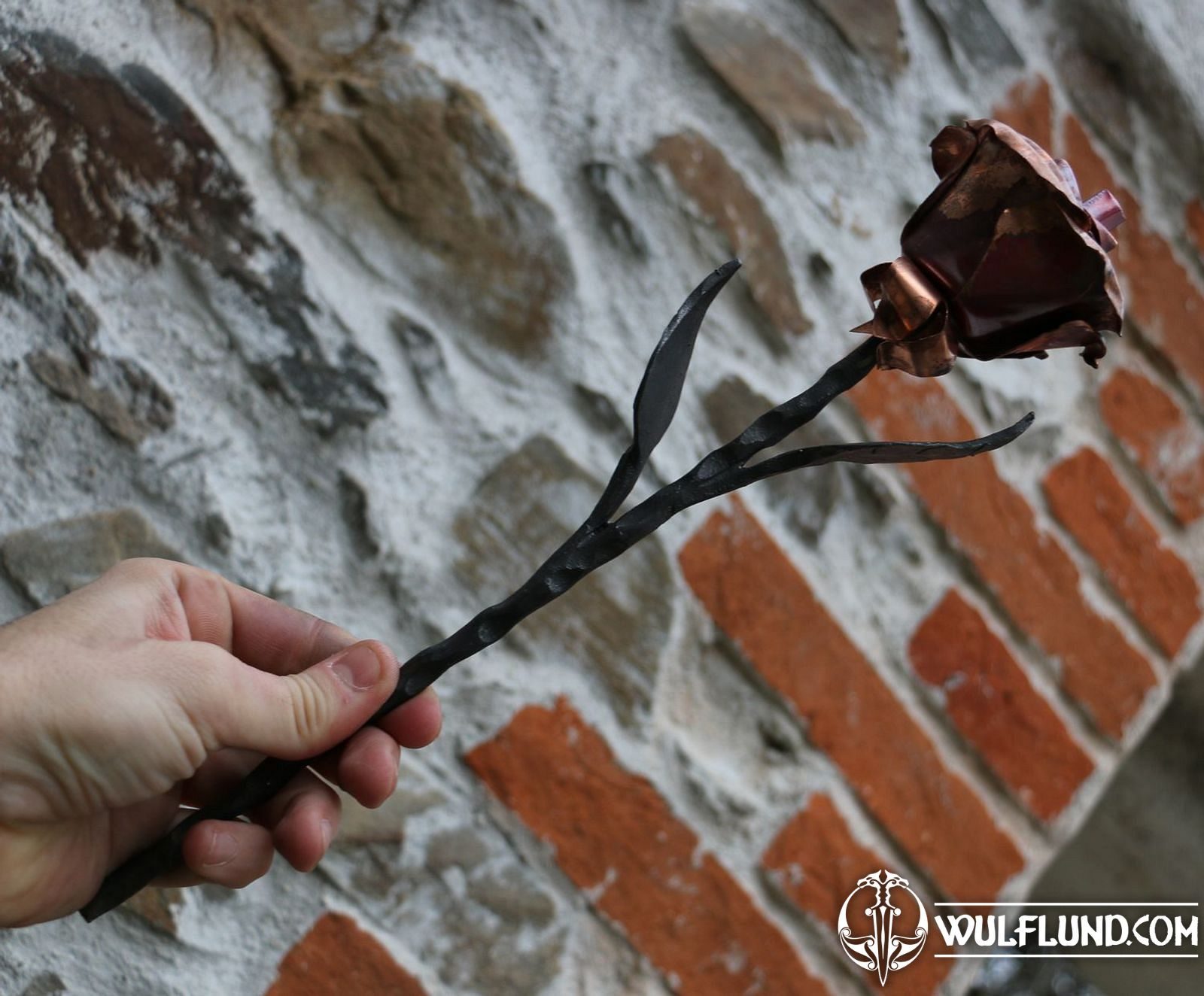 Forged Rose, copper forged products Smithy Works, Coins Wulflund