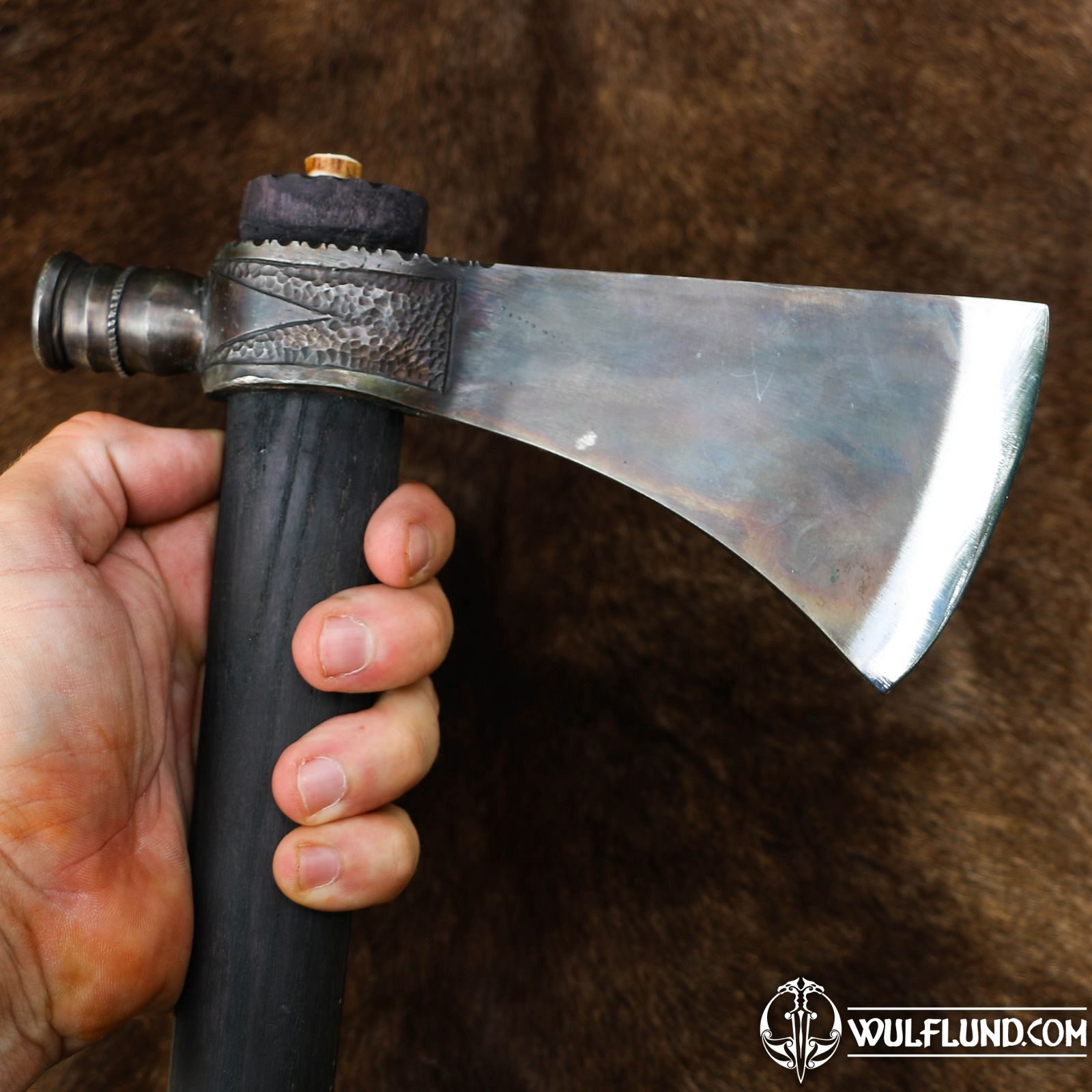 Smoking Pipe Tomahawk forged Drakkaria Axes Weapons Wulflund