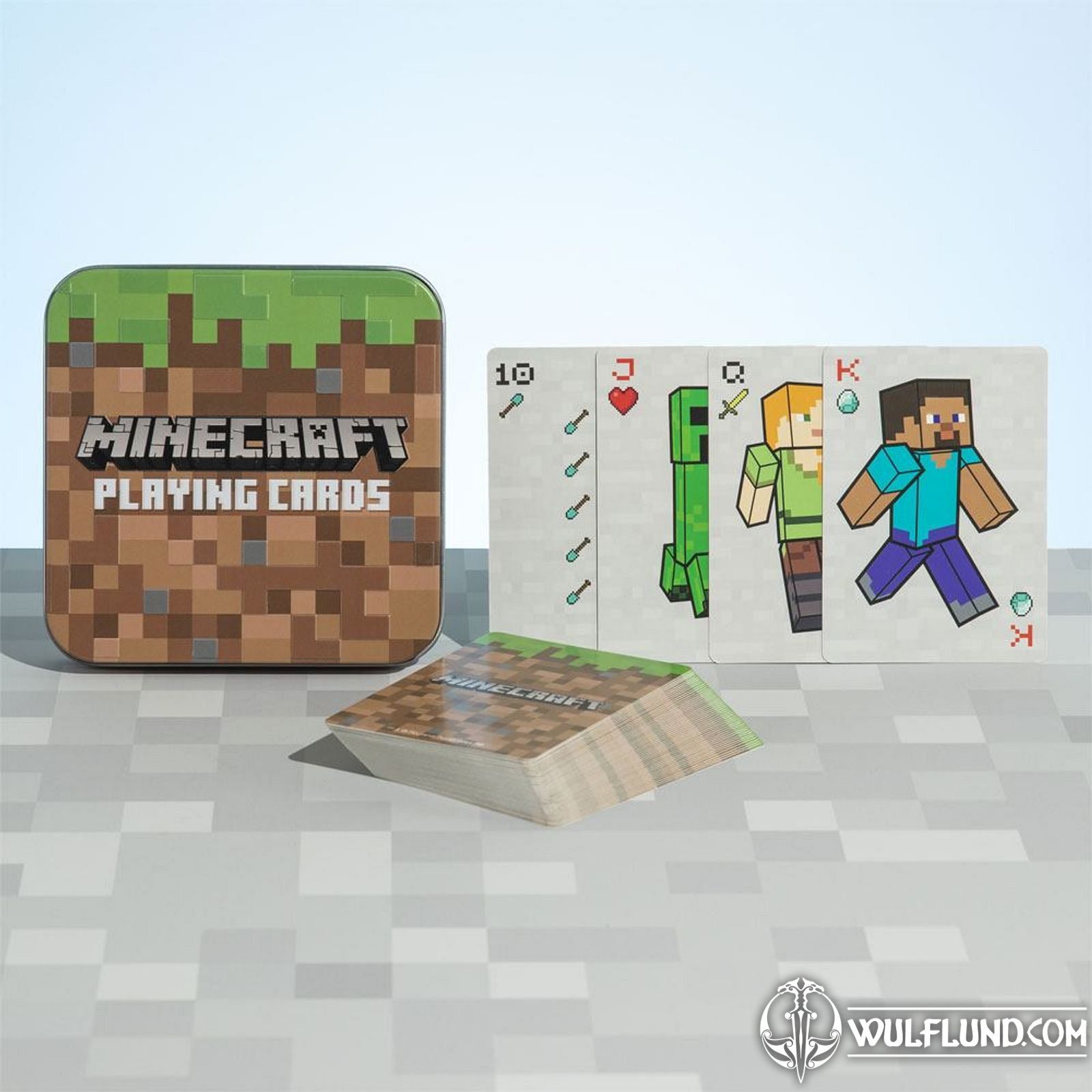 MINECRAFT playing cards Licensed Goods - Movies, Games, Series Wulflund