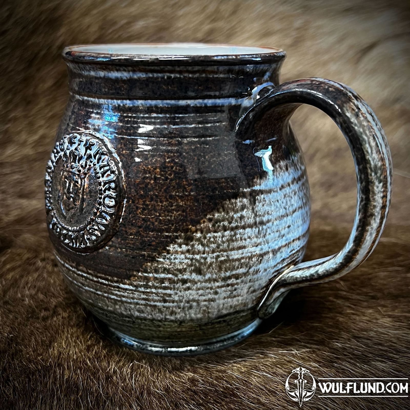 KING - MEDIEVAL MUG historical ceramics Feasting Wulflund