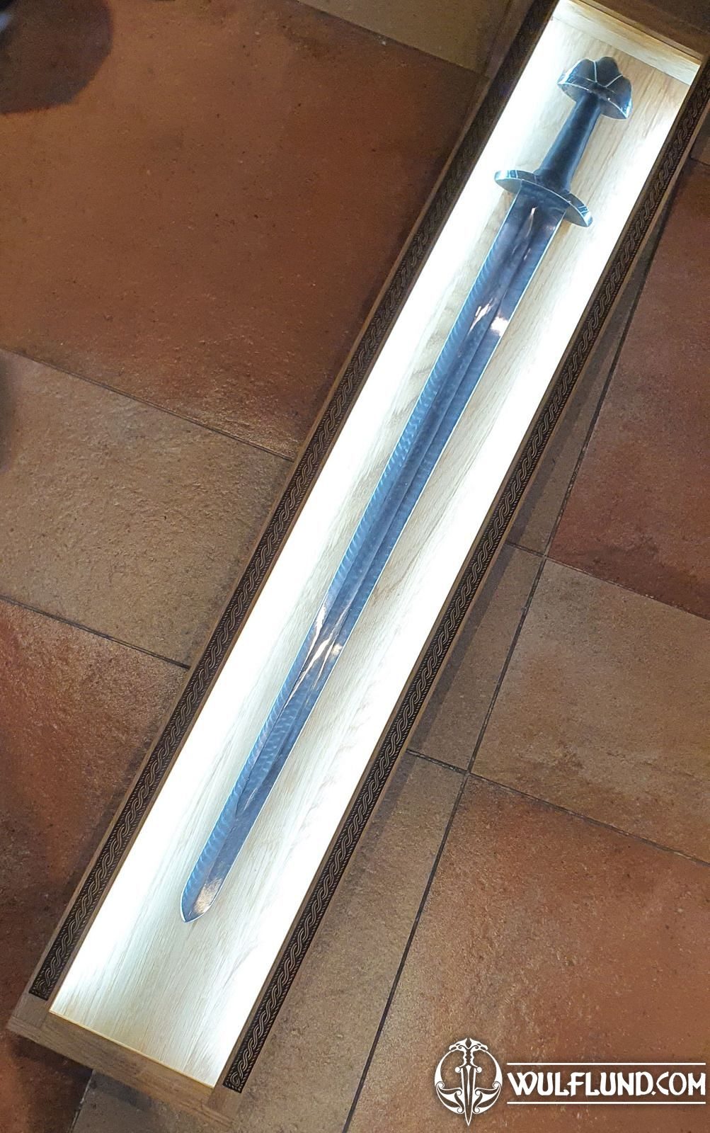 LUXURIOUS DECORATED SWORD BOX - wooden from oak, illuminated Kadlus ...