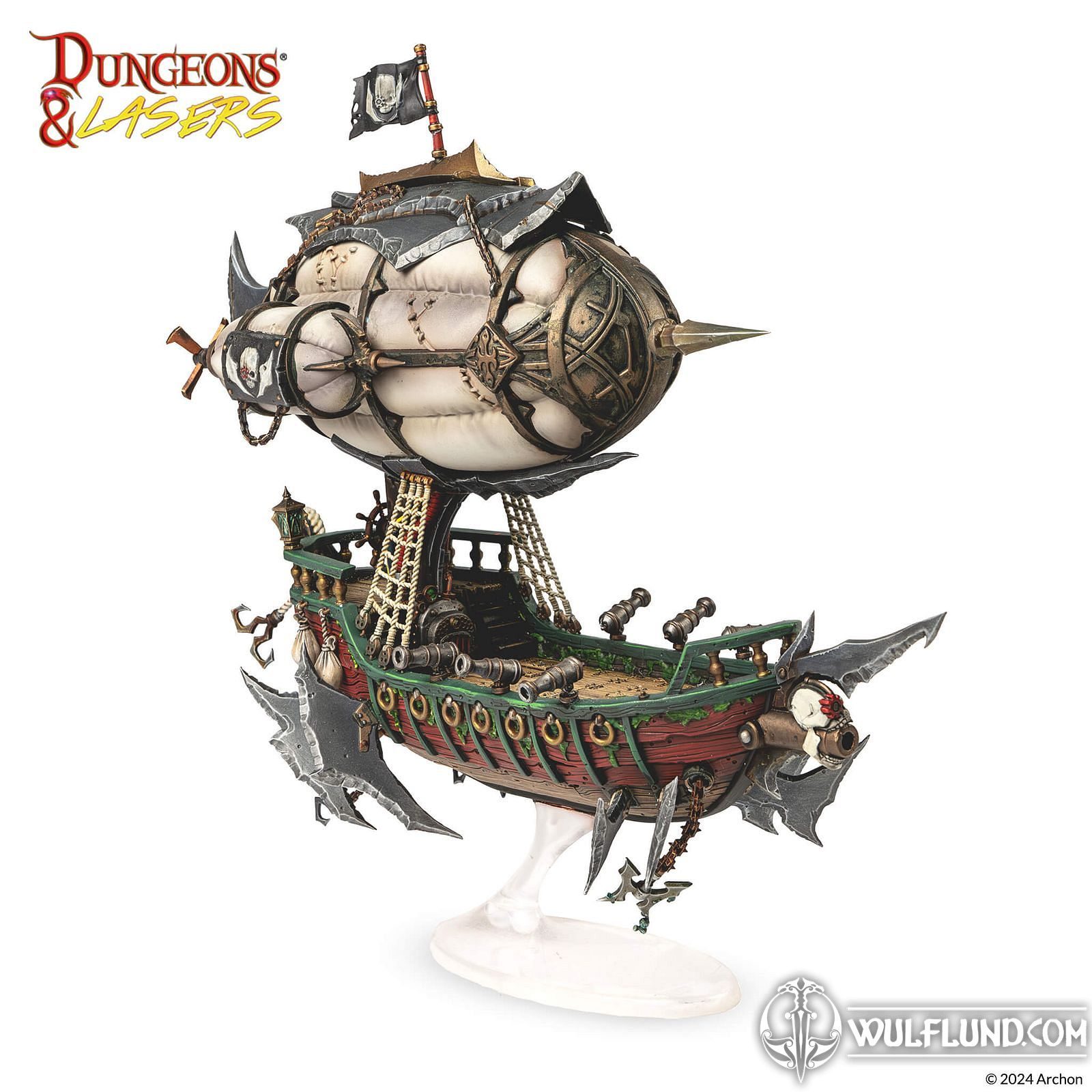Dungeons & Lasers: Flying Pirates Airship Archon Studio Wargaming ...