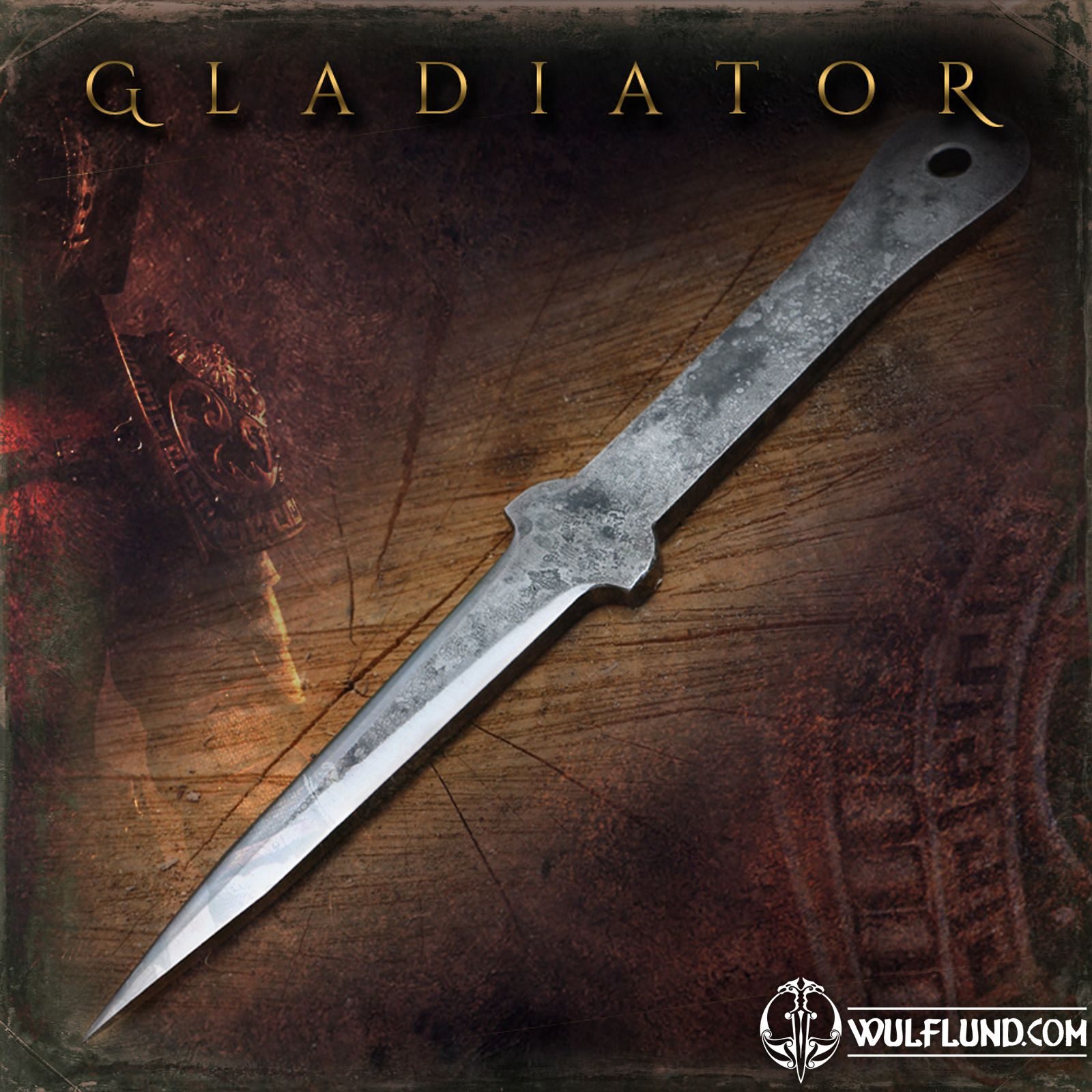 GLADIATOR Throwing Knife Black 6mm Drakkaria Throwing knives Throwing ...
