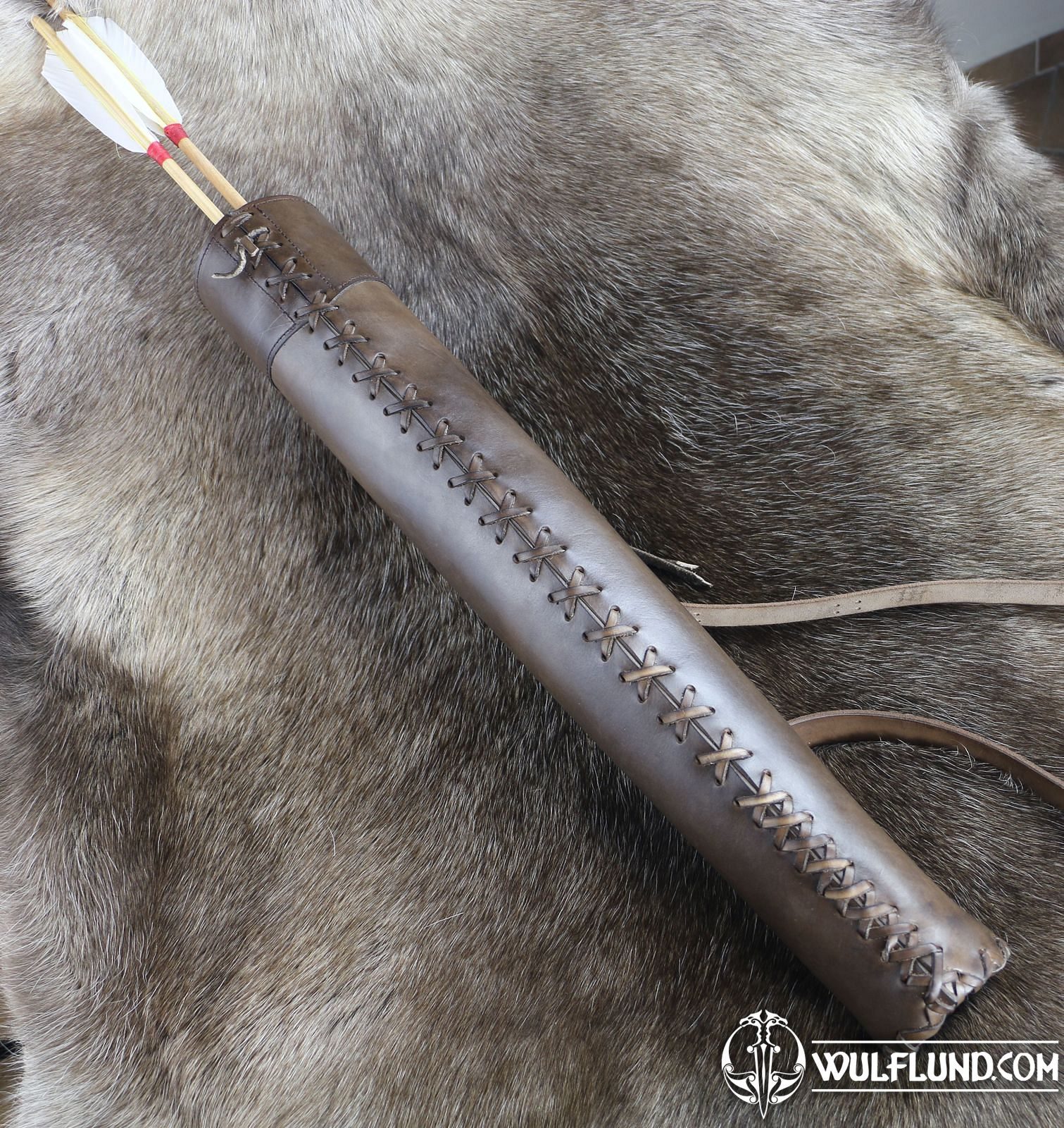 LEATHER QUIVER - ARROWS - ARCHERY - MEDIEVAL QUIVER - INDIAN QUIVER ...