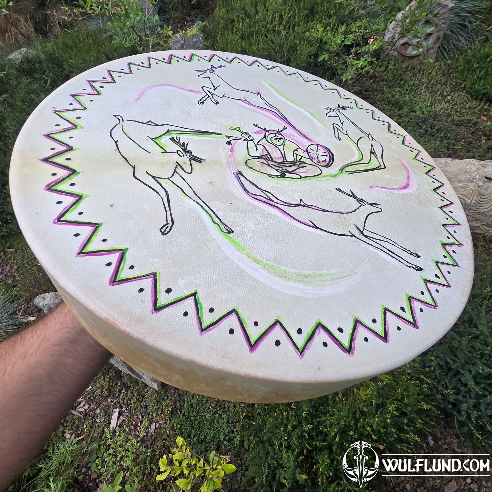 Sámi shaman, shaman drum 40cm Drums Music instruments, Camping and ...