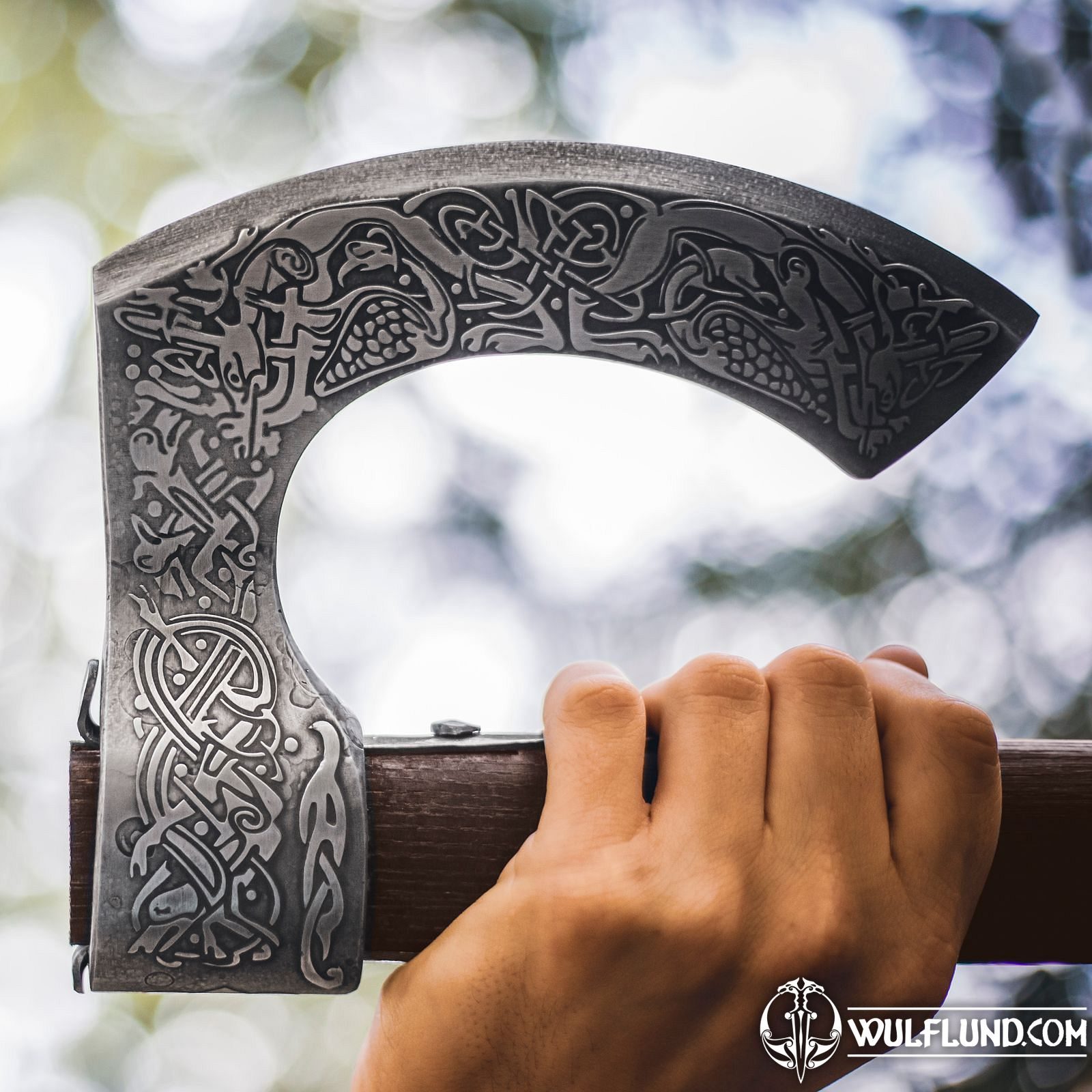 CONNOR luxury etched Axe Drakkaria Axes Weapons Wulflund