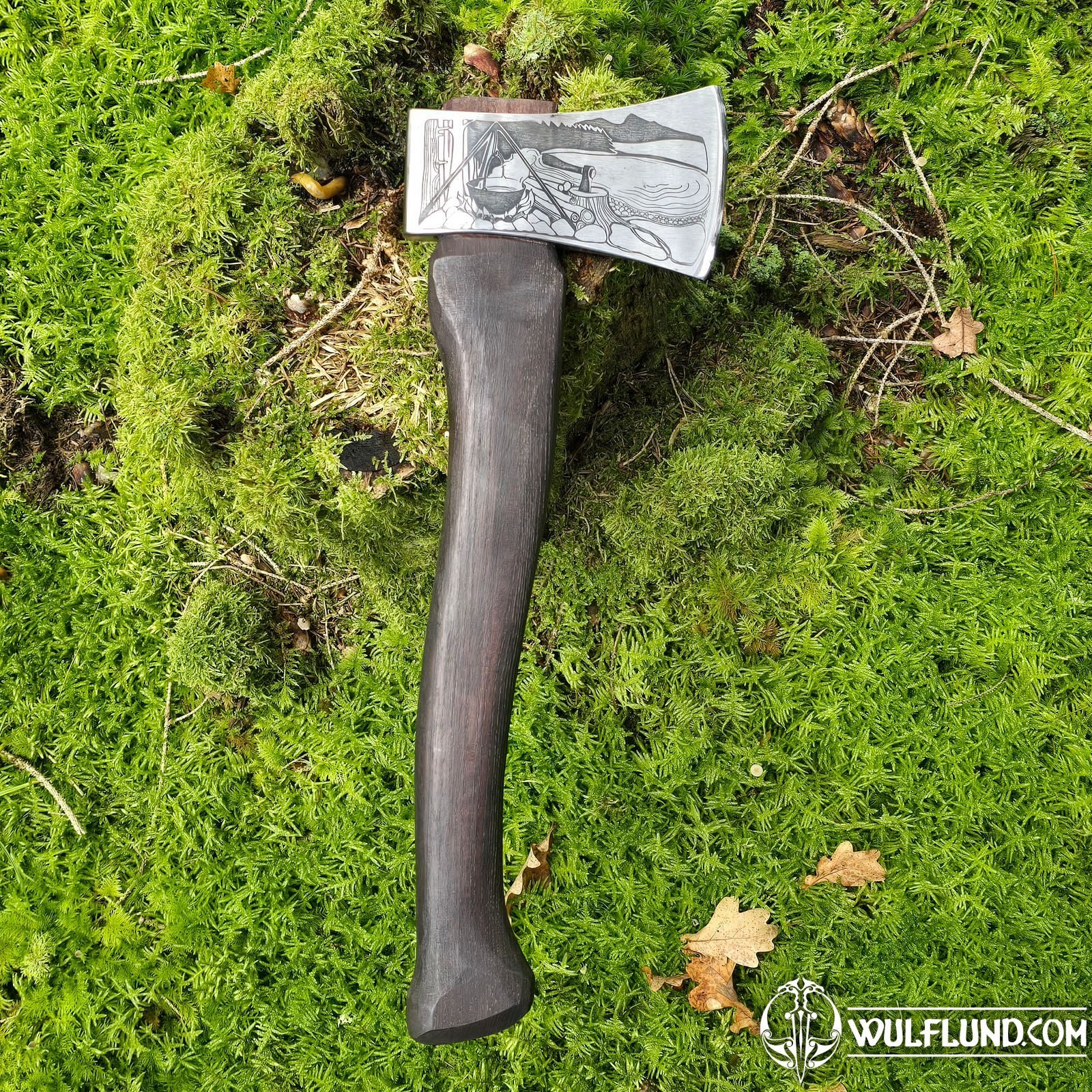 Canadian forged ax - BUSHCRAFT Drakkaria Axes Weapons Wulflund