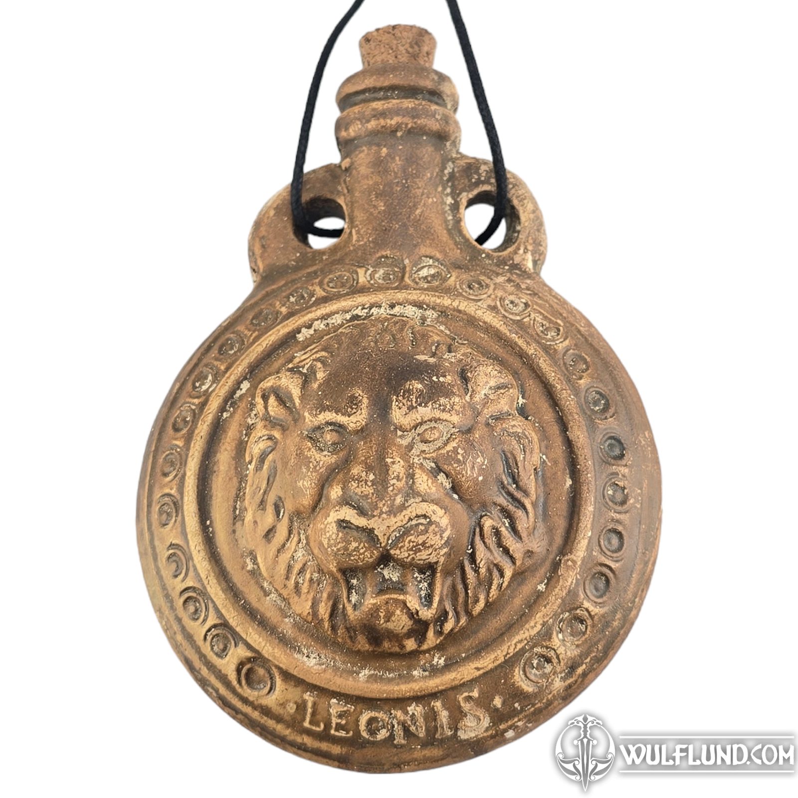 LION, Roman ceramic vial historical ceramics Feasting Wulflund