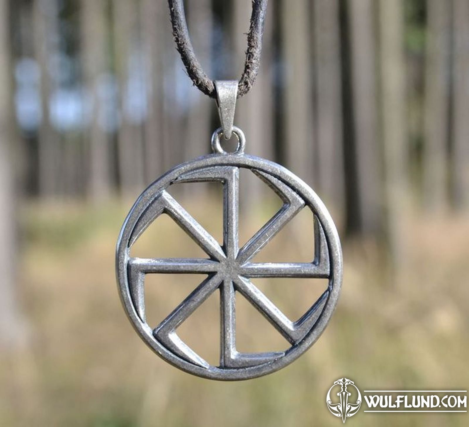 SILVER KOLOVRAT, SLAVIC SUN WHEEL KOLOWRAT SLAWA Wulflund