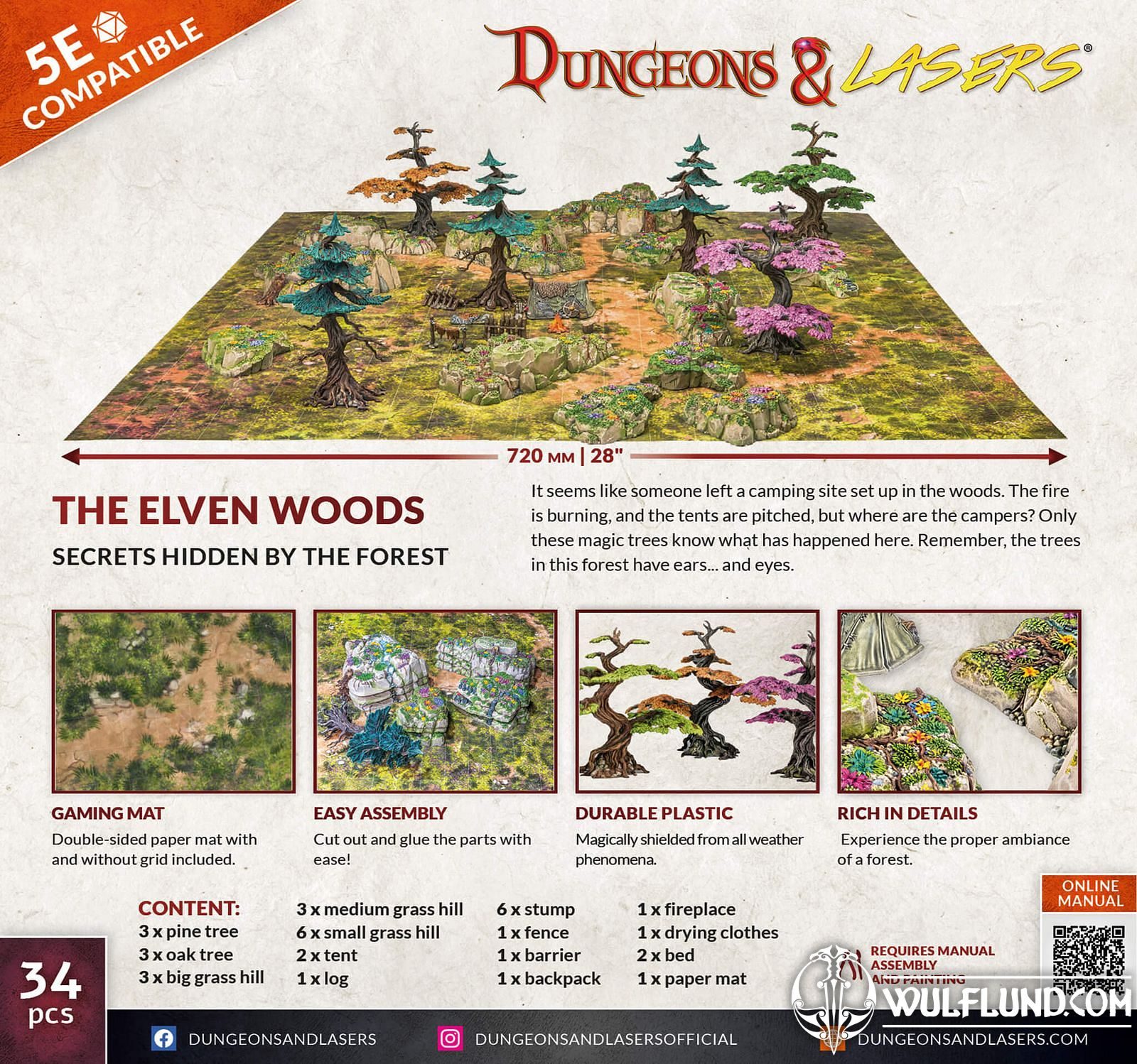 Dungeons & Lasers: The Elven Woods Archon Studio Wargaming, Jeux et ...