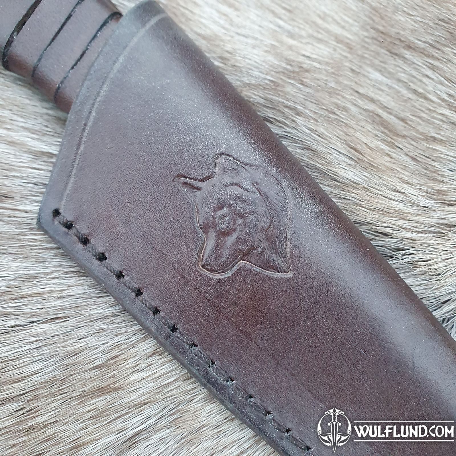 WOLF - Werewolf KUDLAK, knife with SCABBARD Drakkaria Historical knives ...