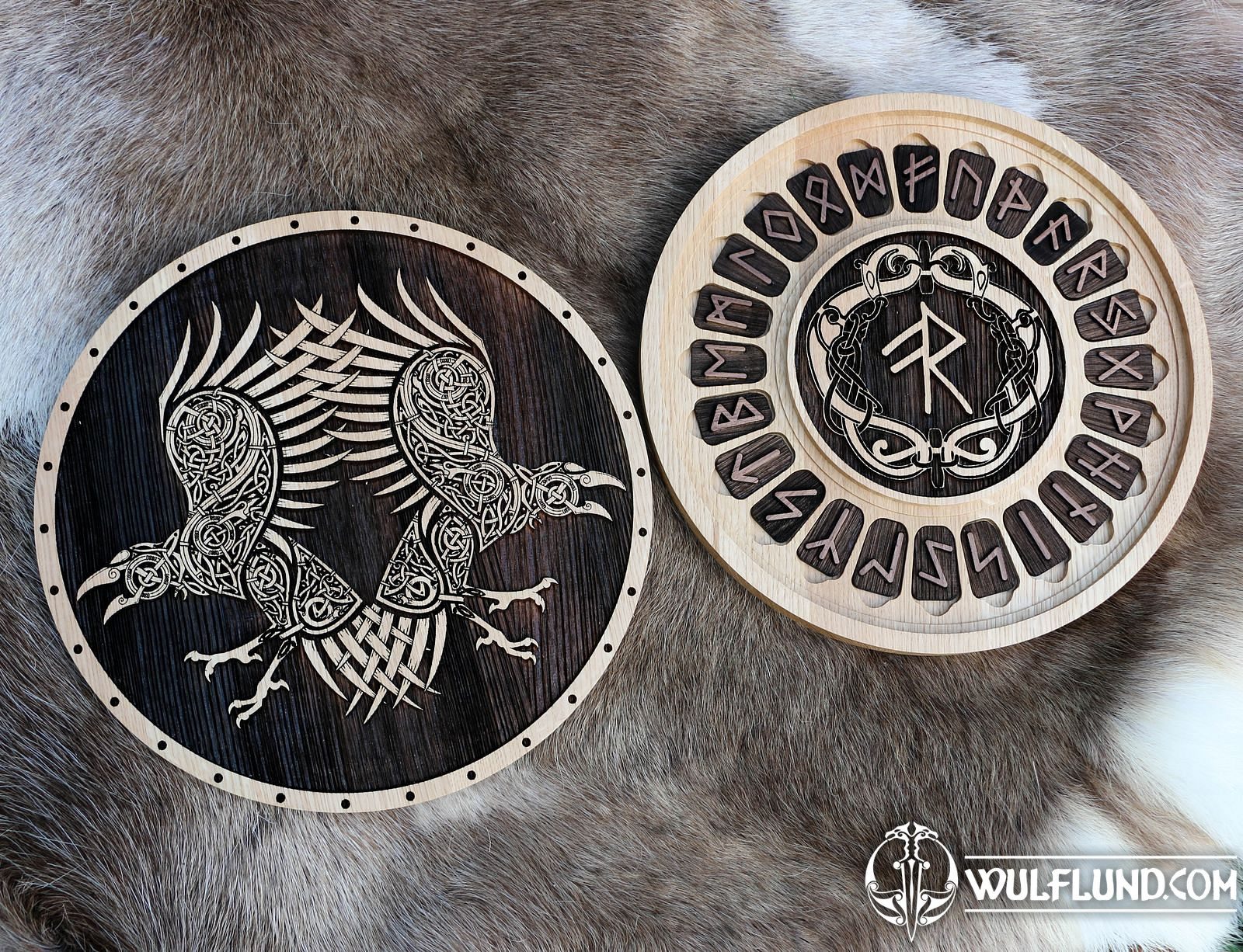 HUGINN und MUNINN - RUNEN FUTHARK SET Kadlus Runen Futhark Magik, Home ...