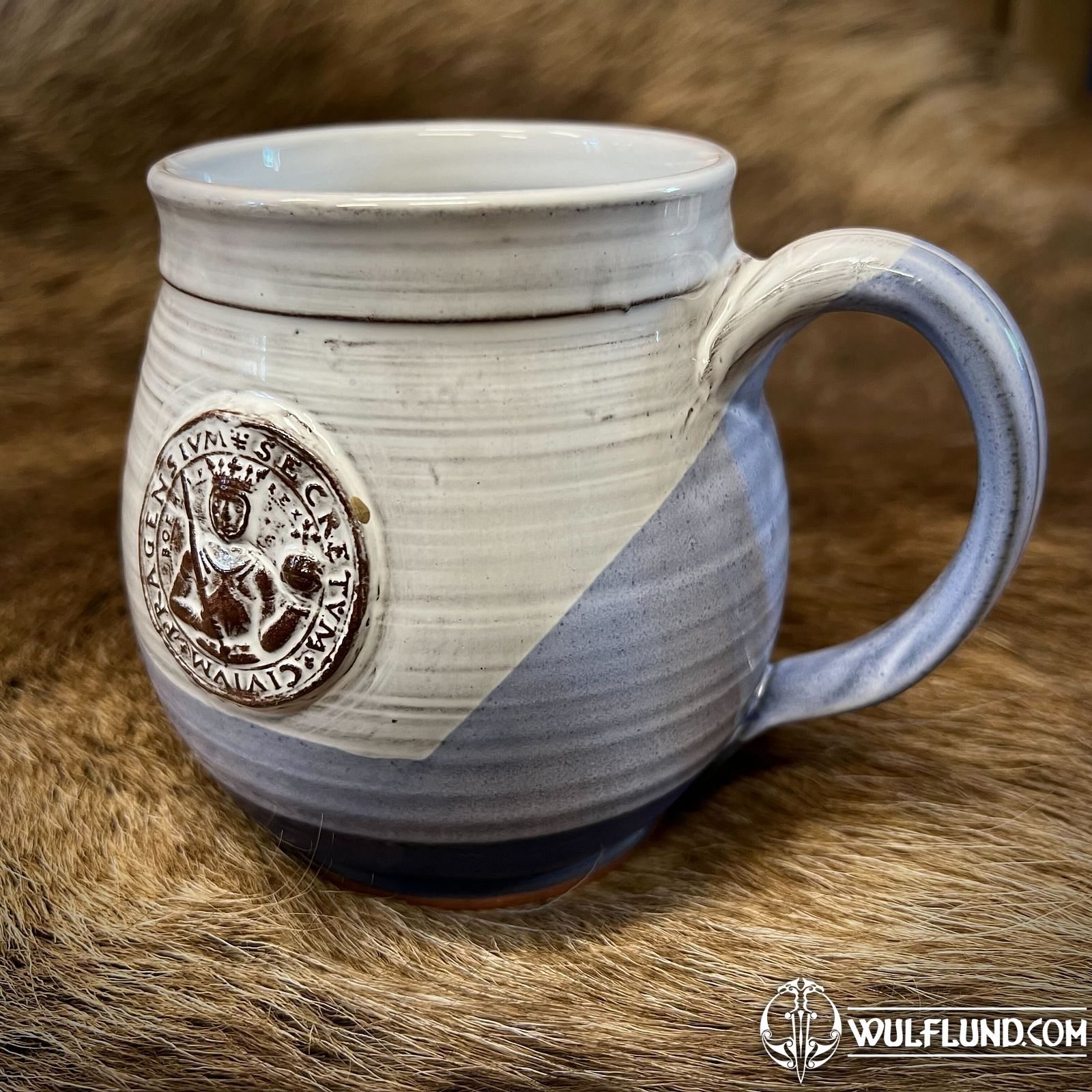 KING - MEDIEVAL MUG historical ceramics Feasting Wulflund