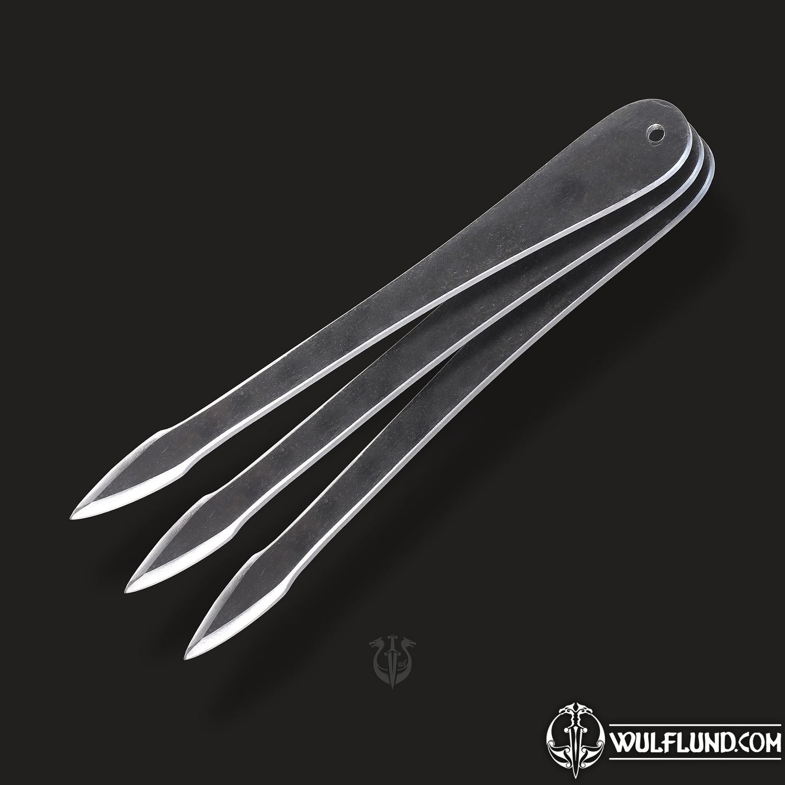 RAPIER, professional throwing knives - 3x set Drakkaria Throwing knives ...