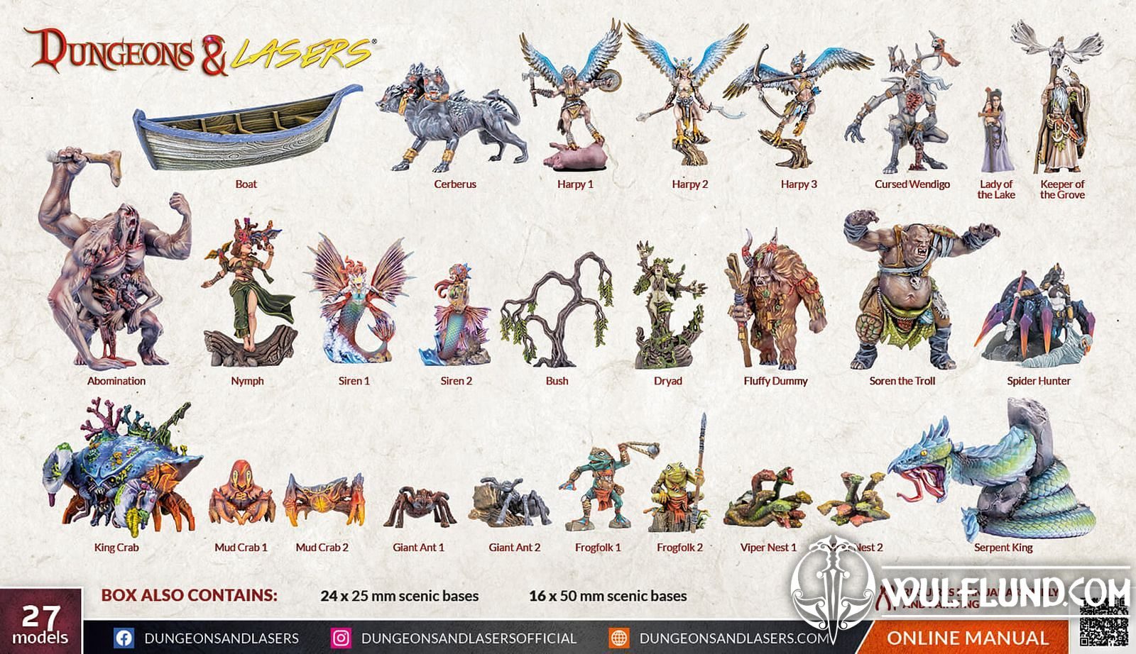 Dungeons & Lasers: Fantasy Miniatures Set - Even more companions for ...