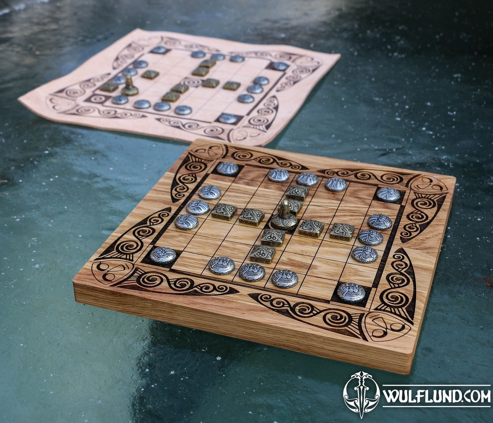 FIDCHELL Celtic board game BRIAN BORU version with oak board Kadlus ...