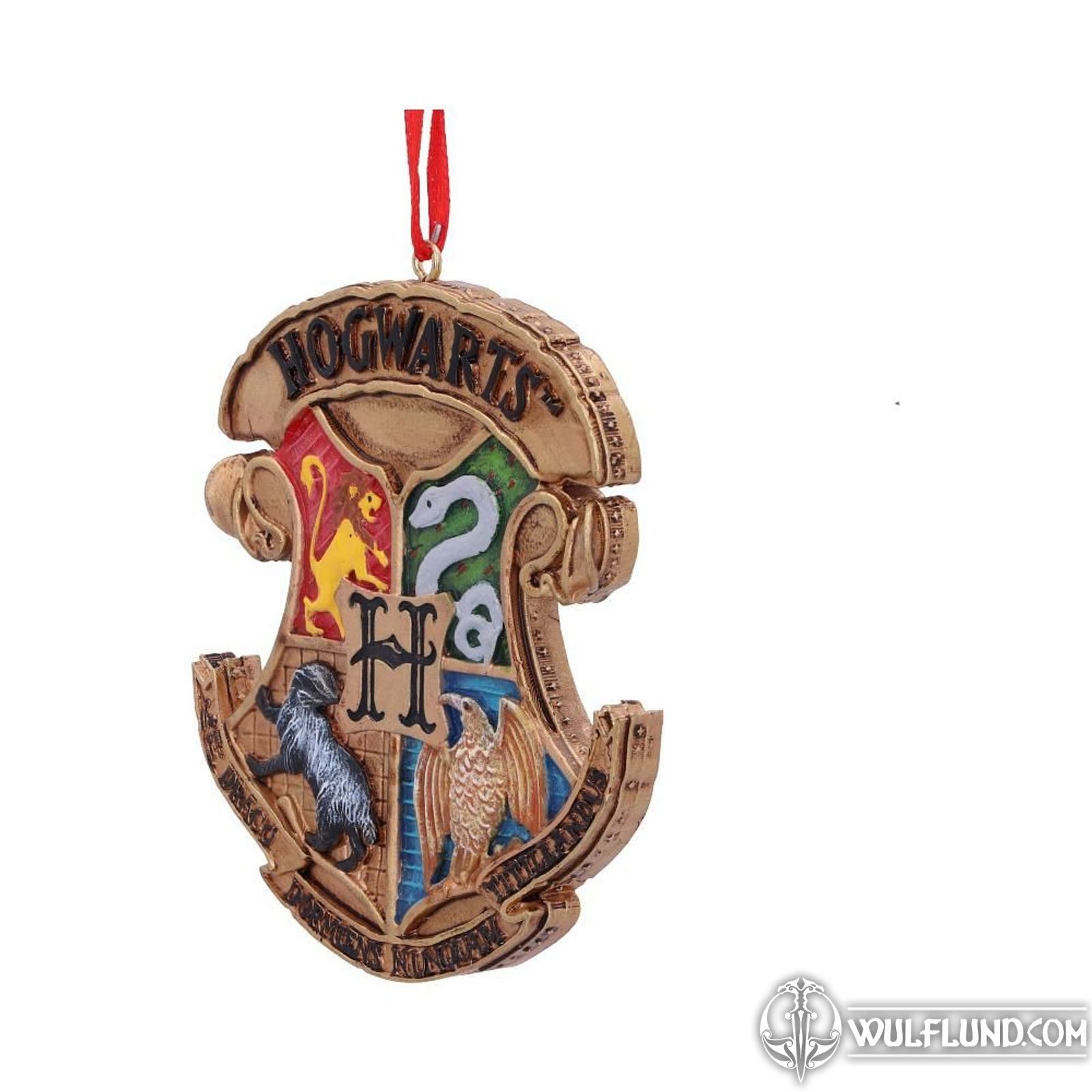 Harry Potter Hogwarts Crest Hanging Ornament 8cm Harry Potter Films and ...