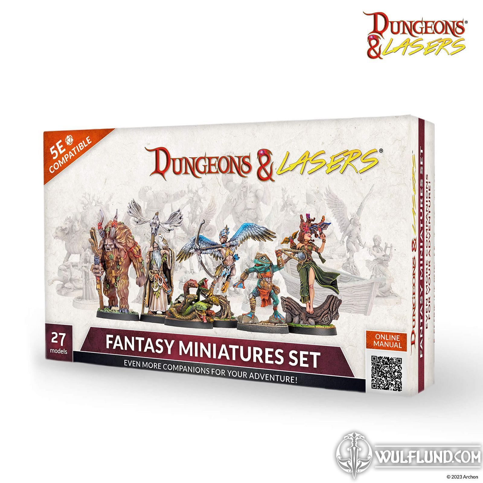 Dungeons & Lasers: Fantasy Miniatures Set - Even more companions for ...