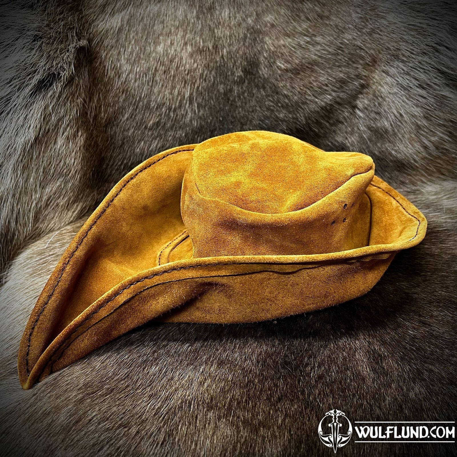 MEDIEVAL LEATHER HAT hats for men Historical costumes, Fashion Wulflund