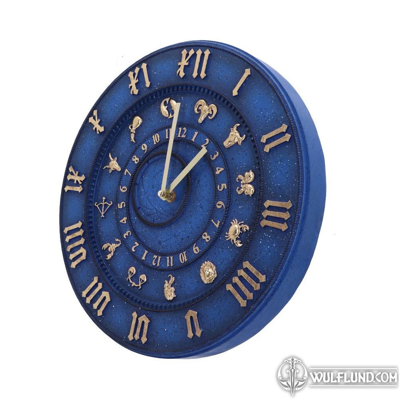 Zodiac Time Keeper 34.7cm wall plaques, clock Home decor Wulflund