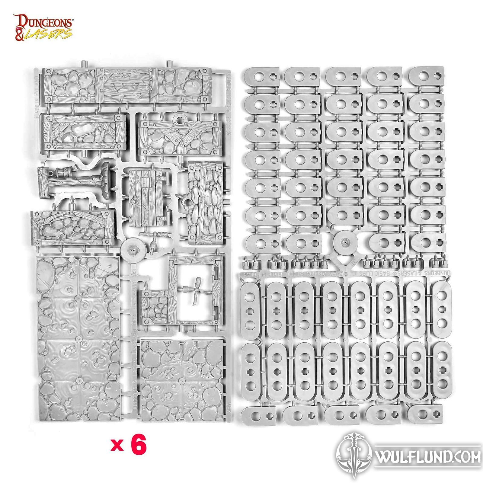 Dungeons & Lasers: Dwarven mine - Half-height Walls Archon Studio ...