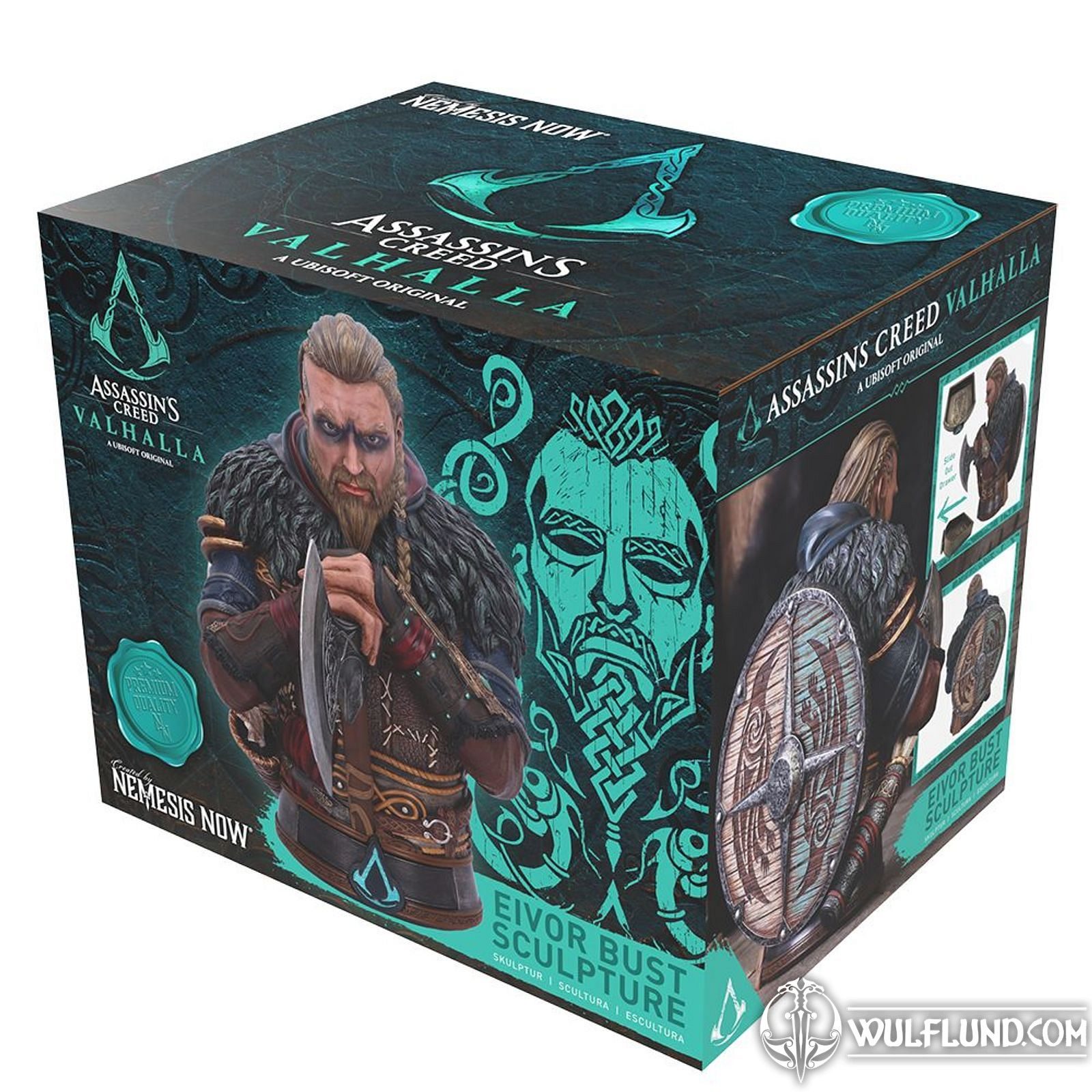 Assassin's Creed Valhalla Eivor Bust 32cm figures, lamps, cups ...