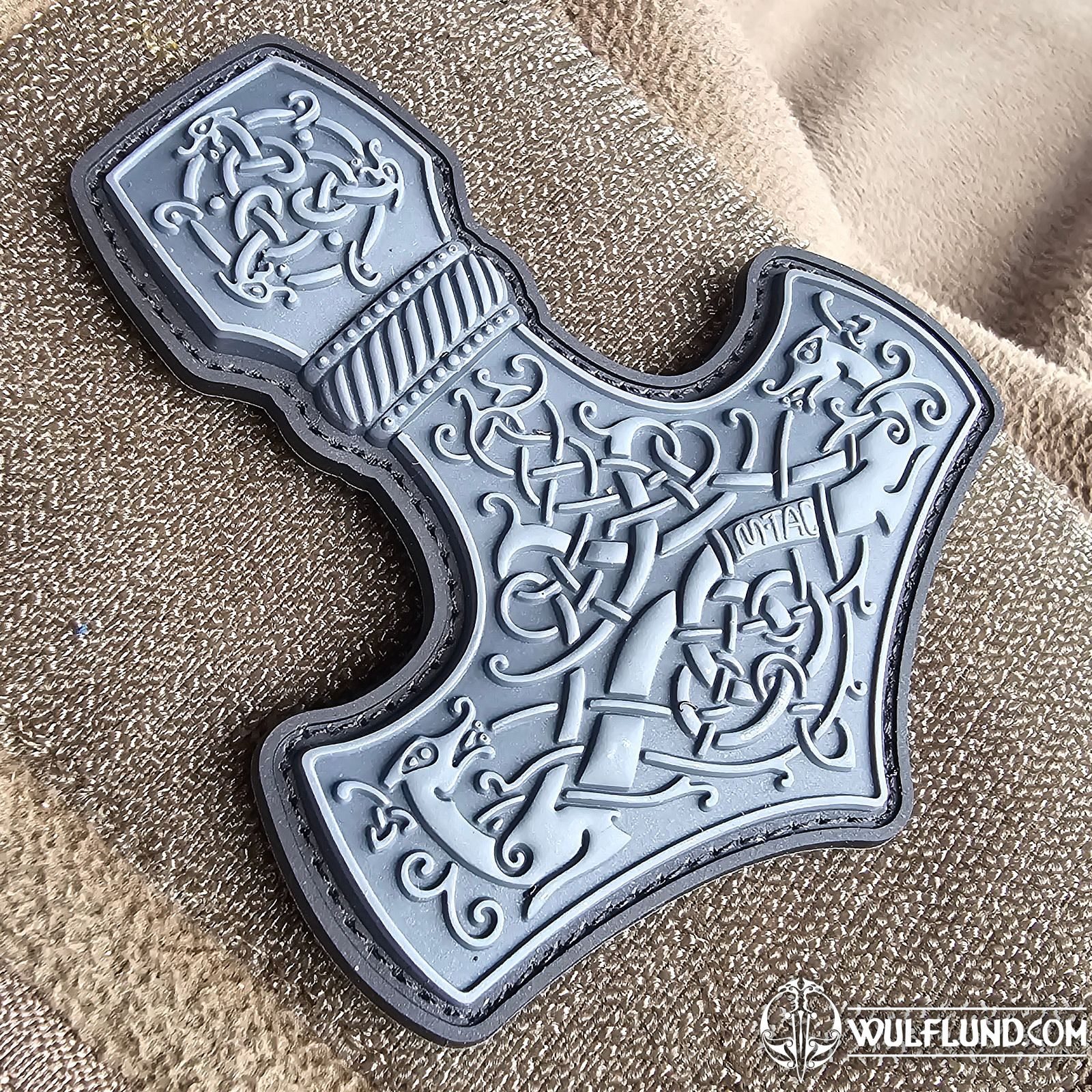 Écusson du marteau de Thor Patches Accessoires, Vêtements Nous faisons revivre l'histoire