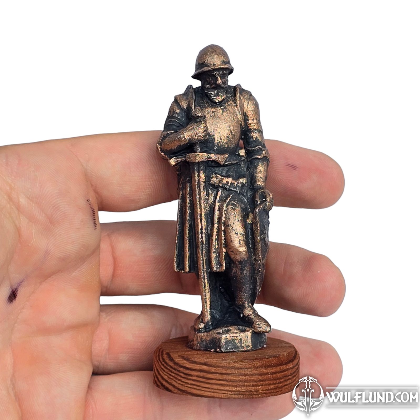 Knight with a sword, miniature Figury slavic statues, Bohemia, Moravia ...