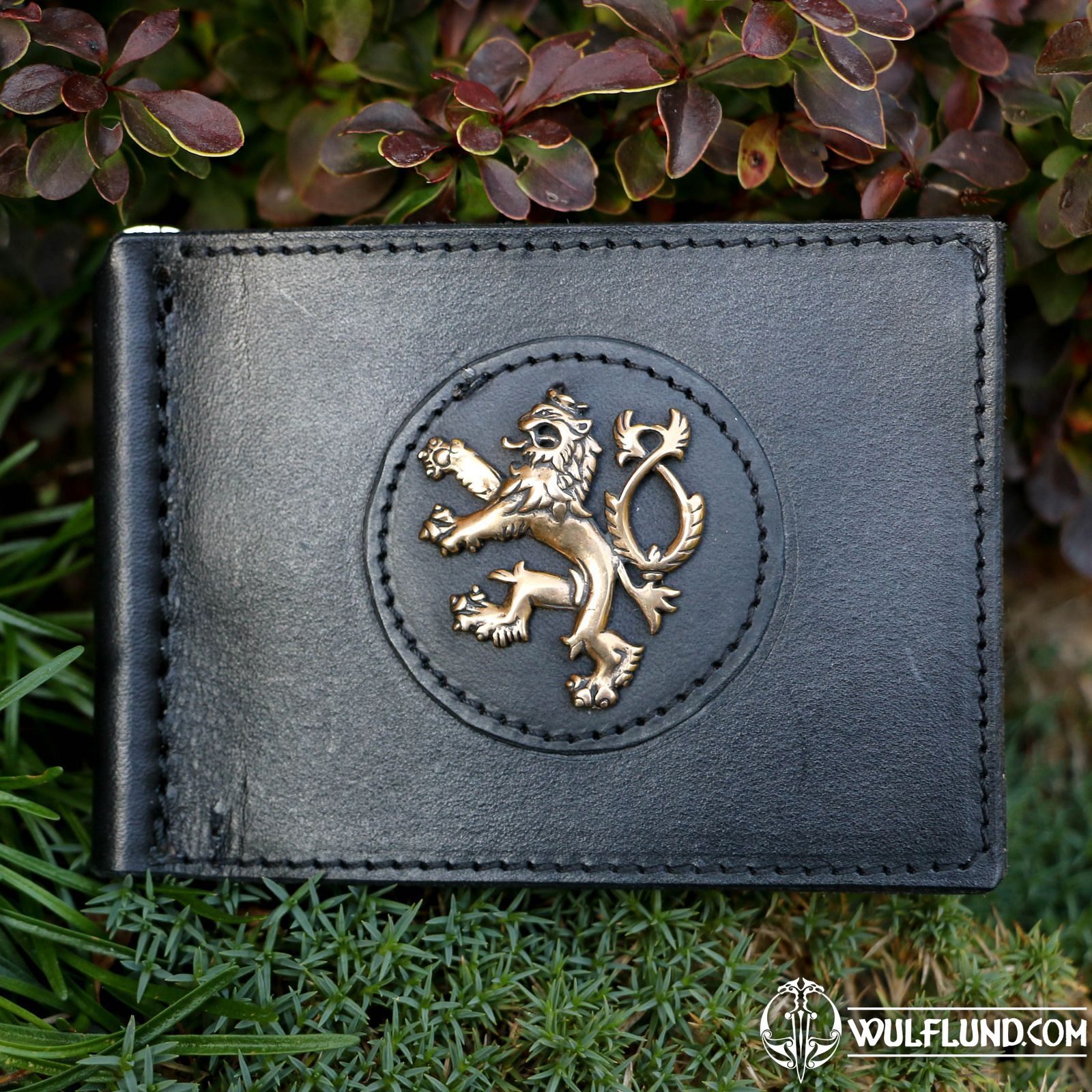 BOHEMIA - CZECH LION, leather wallet Drakkaria Leather Wallets Leather ...