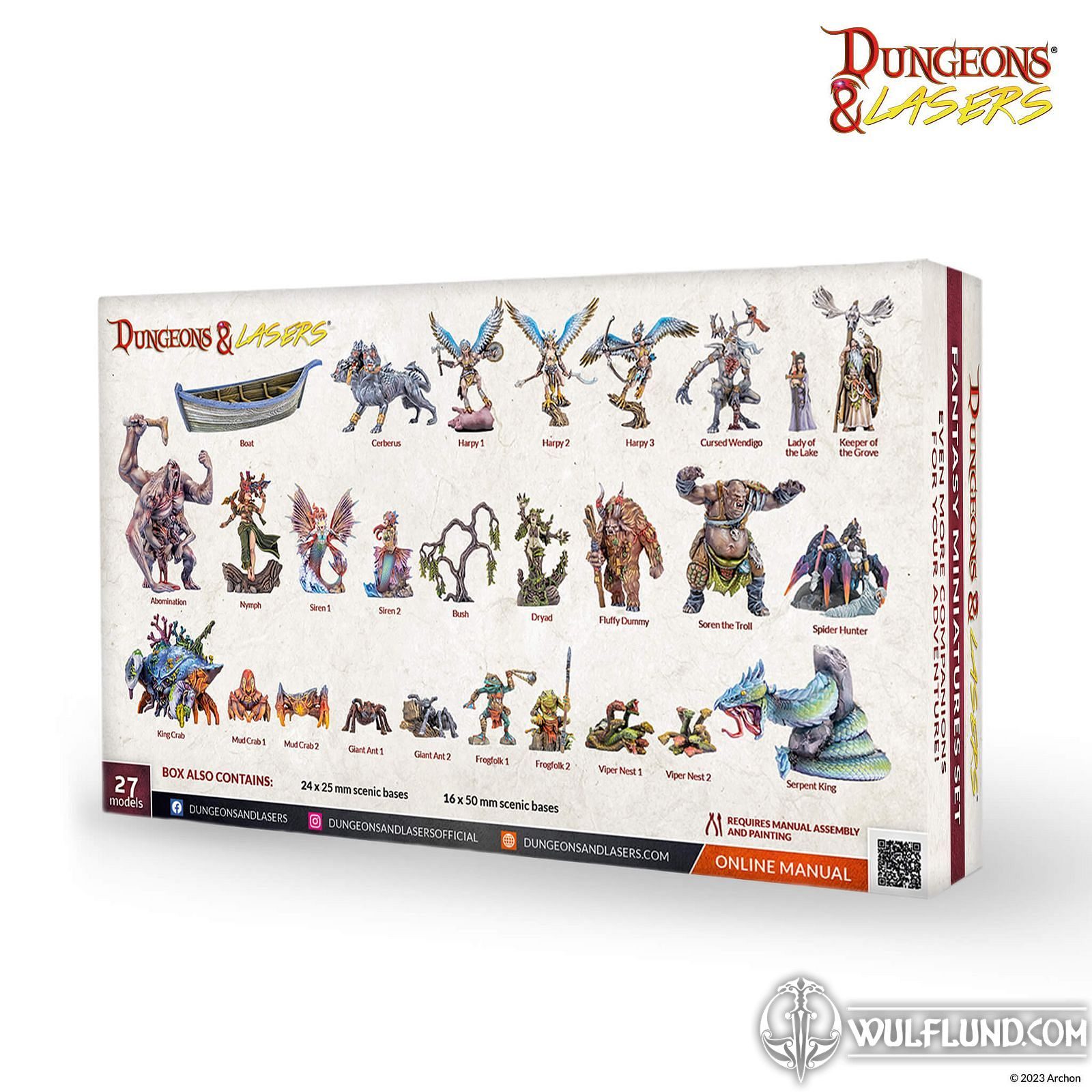 Dungeons & Lasers: Fantasy Miniatures Set - Even more companions for ...