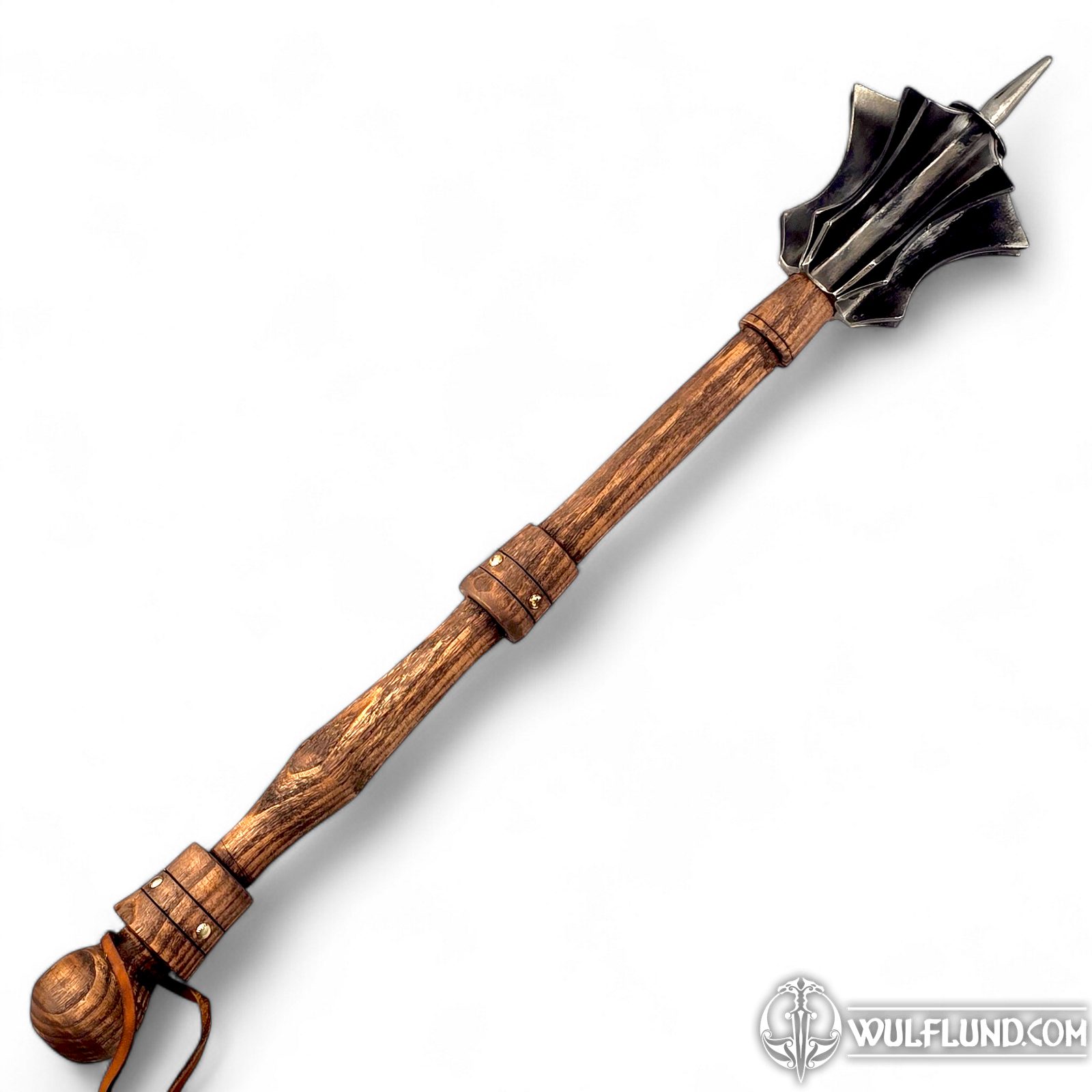 EUROPEAN MACE with wooden handle, replica Maces Weapons Wulflund