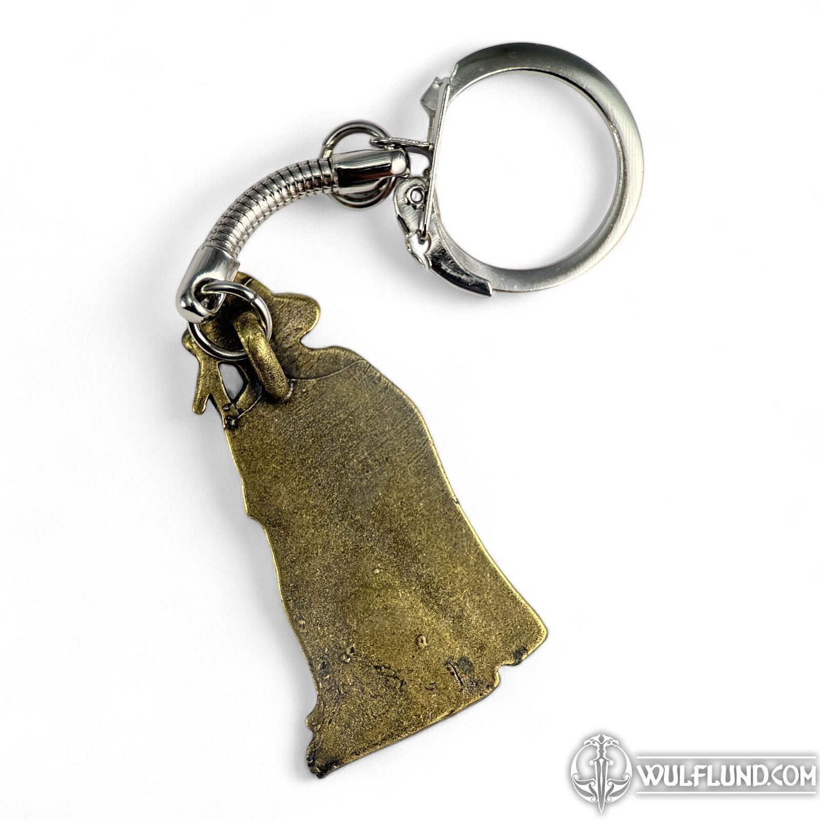 Krakonoš key ring, zinc old brass Drakkaria keychains Jewellery Wulflund