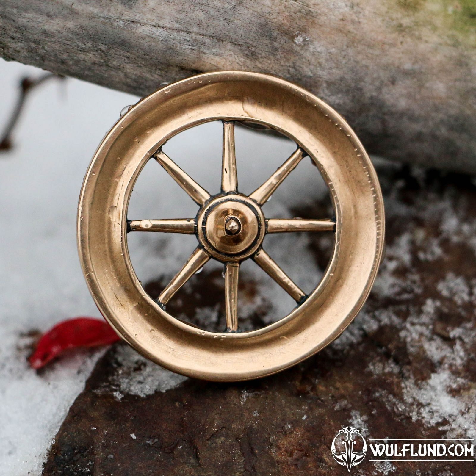 TARANIS WHEEL, bronze Celtic replica Drakkaria Pendants Bronze ...