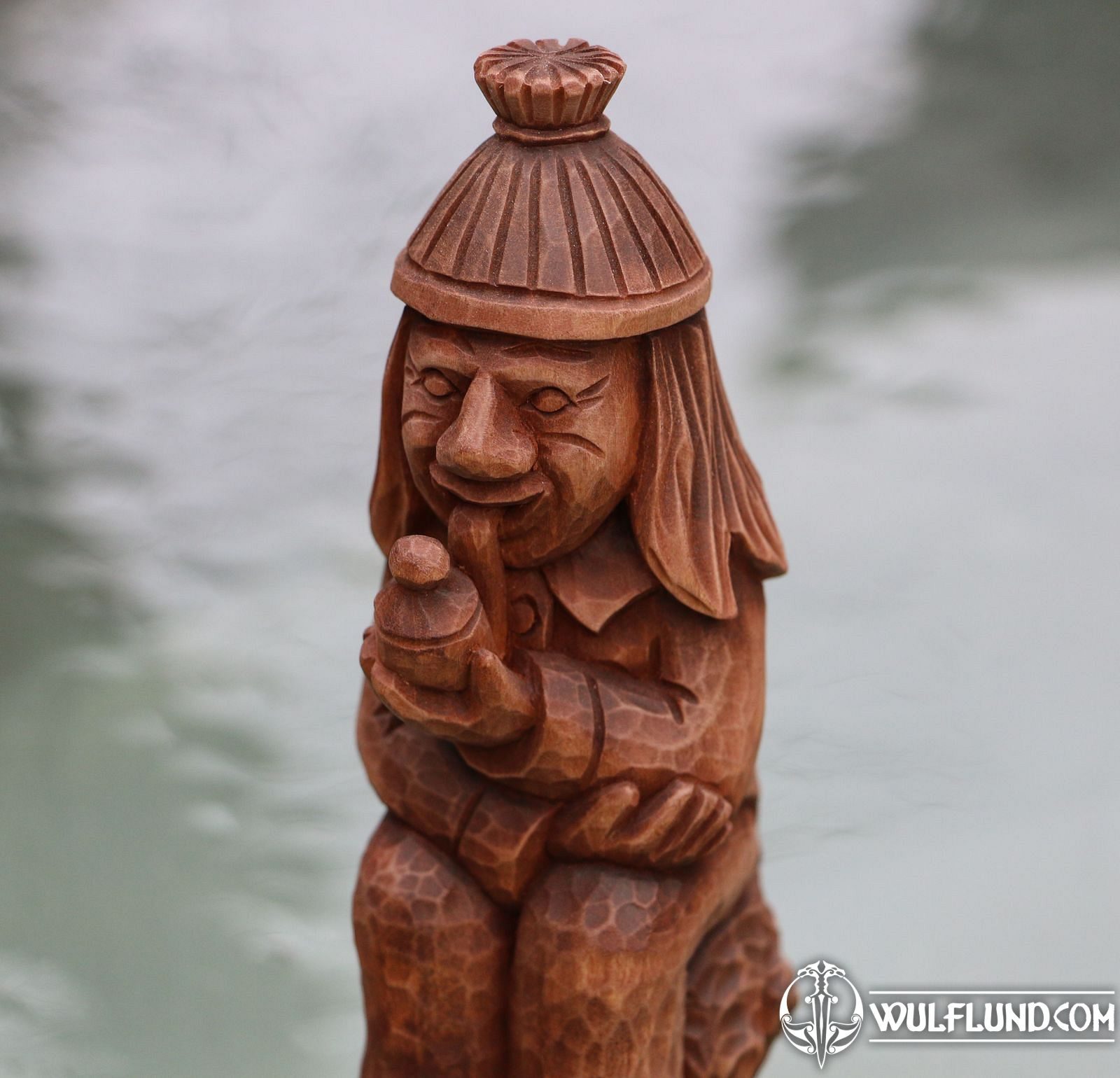 VODNIK - Water Spirit, wooden carved figurine Statues, chests ...