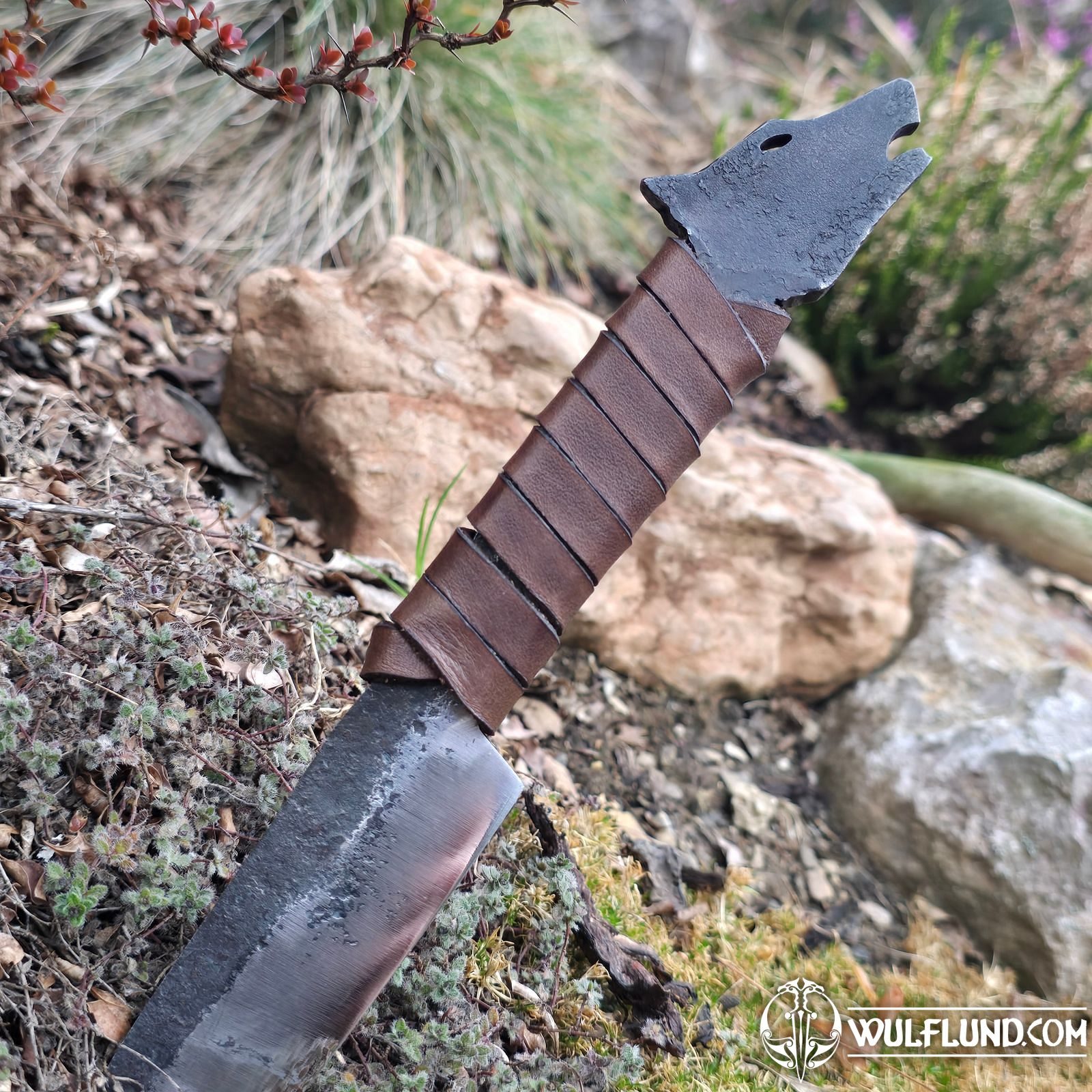 VLK - Werewolf KUDLAK, knife for Bushcraft Drakkaria Historical knives ...