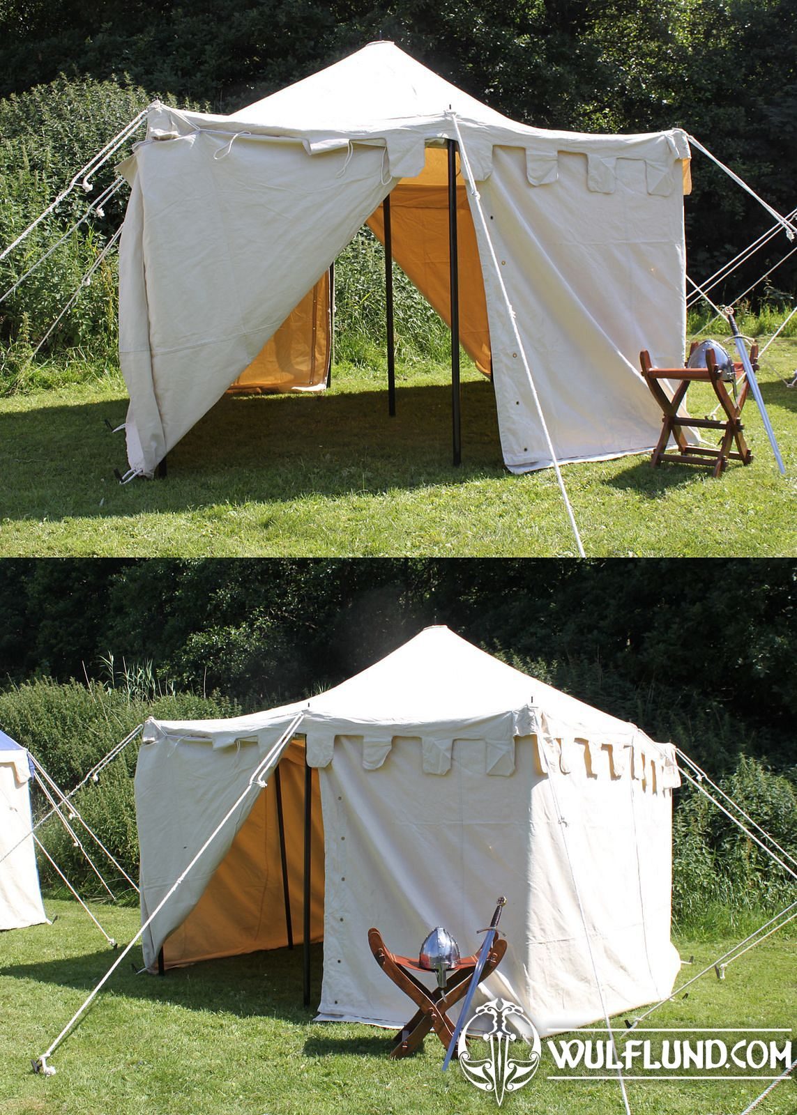 Historical tent Herold 4 x 4 m medieval tents Historical camping ...