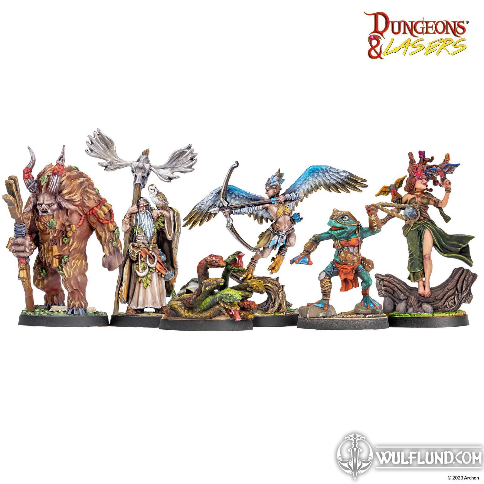 Dungeons & Lasers: Fantasy Miniatures Set - Even more companions for ...