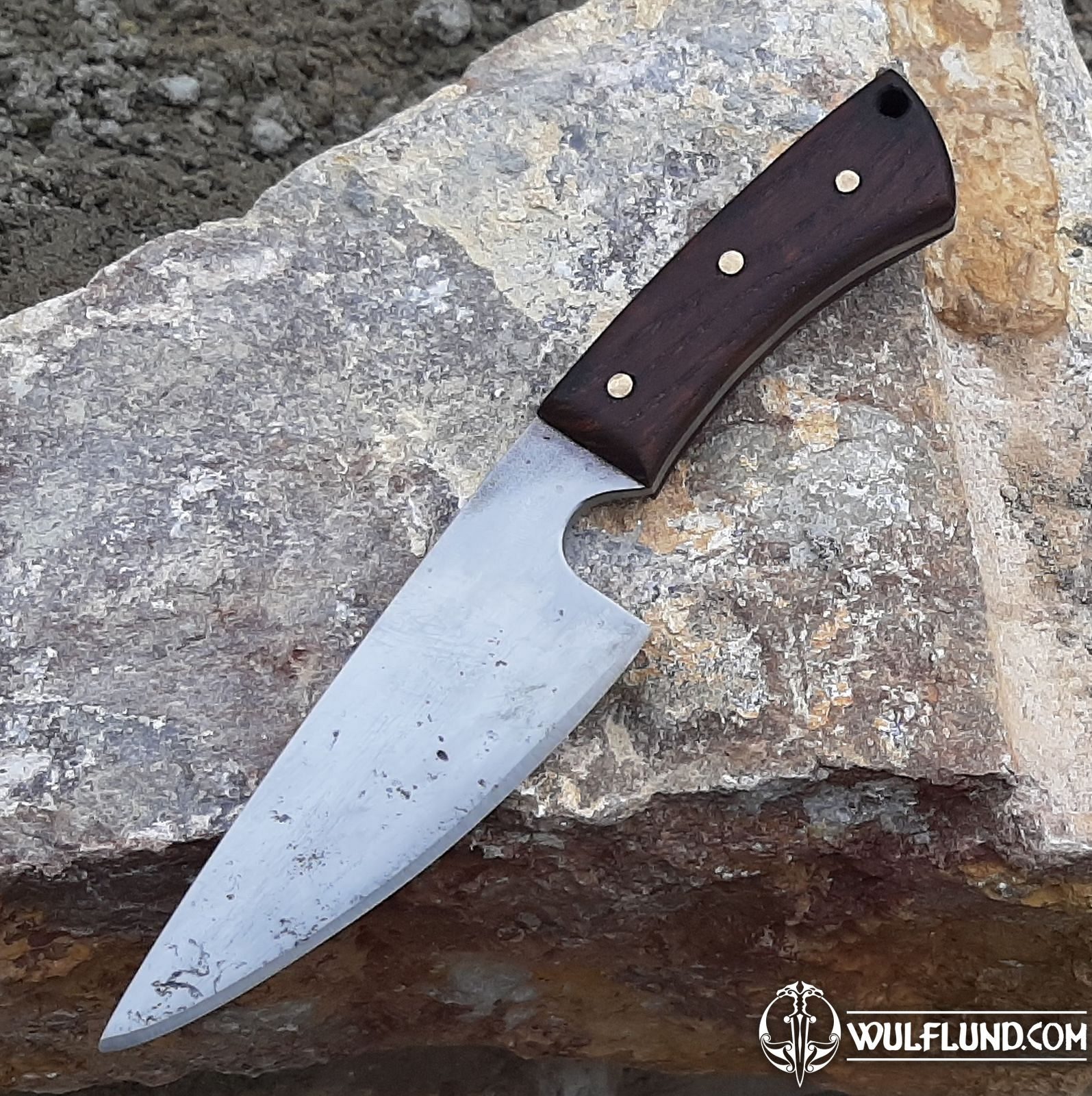 RUFUS, hand forged black knife Drakkaria Historical knives Weapons Wulflund
