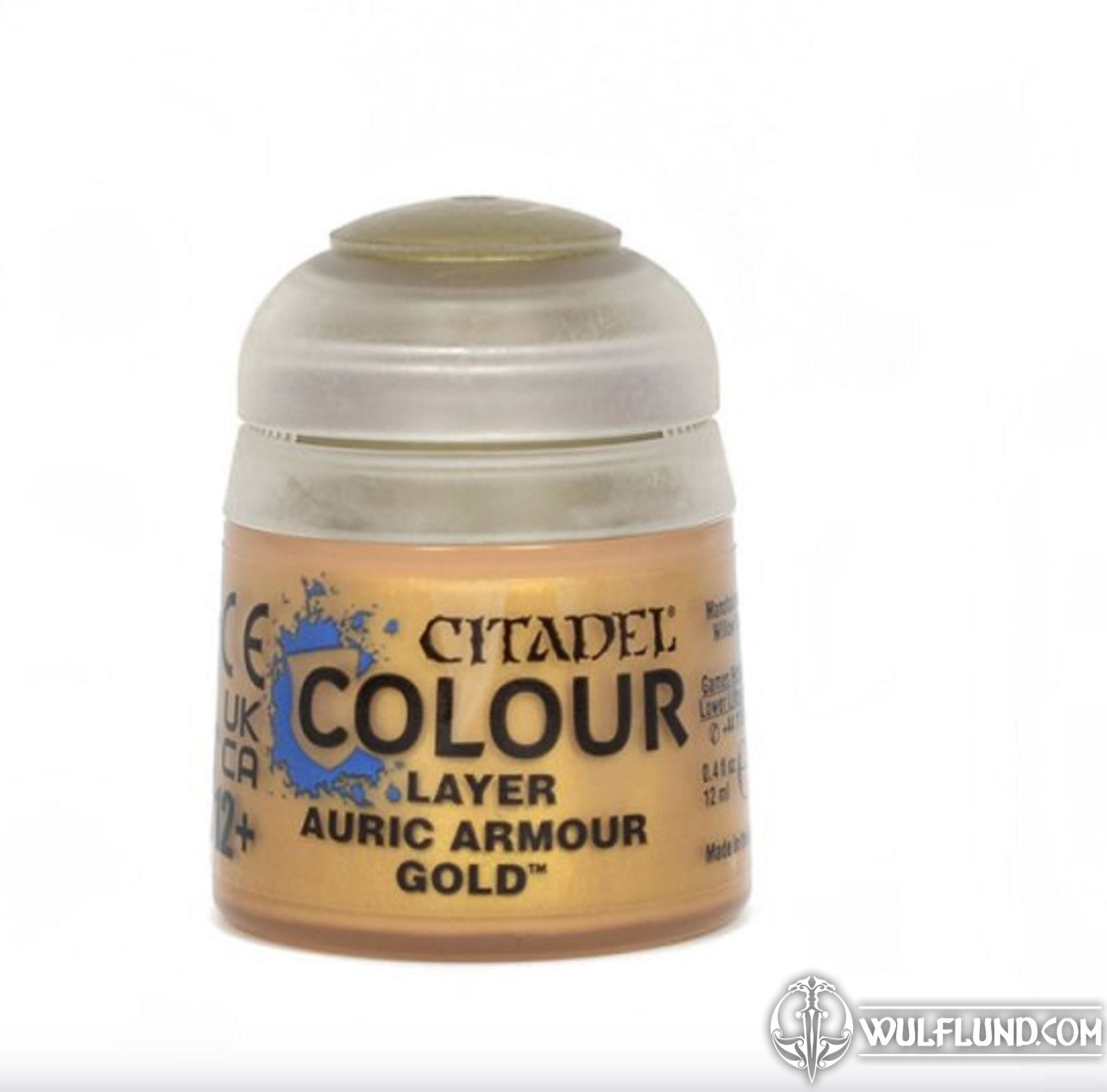 Citadel Layer AURIC ARMOUR GOLD 12ml Warhammer - Couleurs Citadel ...