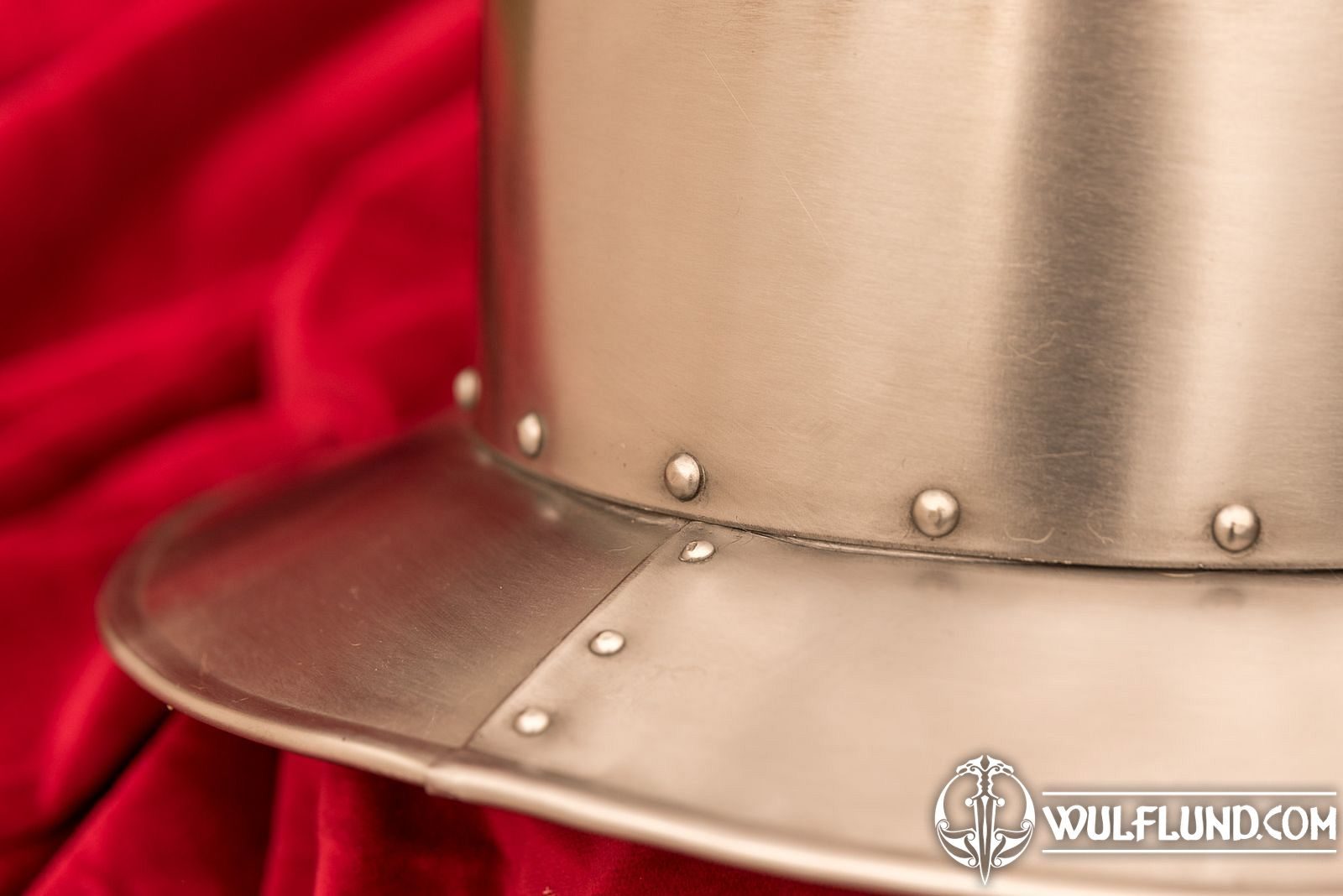 IRON HAT - riveted helmet medieval helmets Helmets, Armour Wulflund