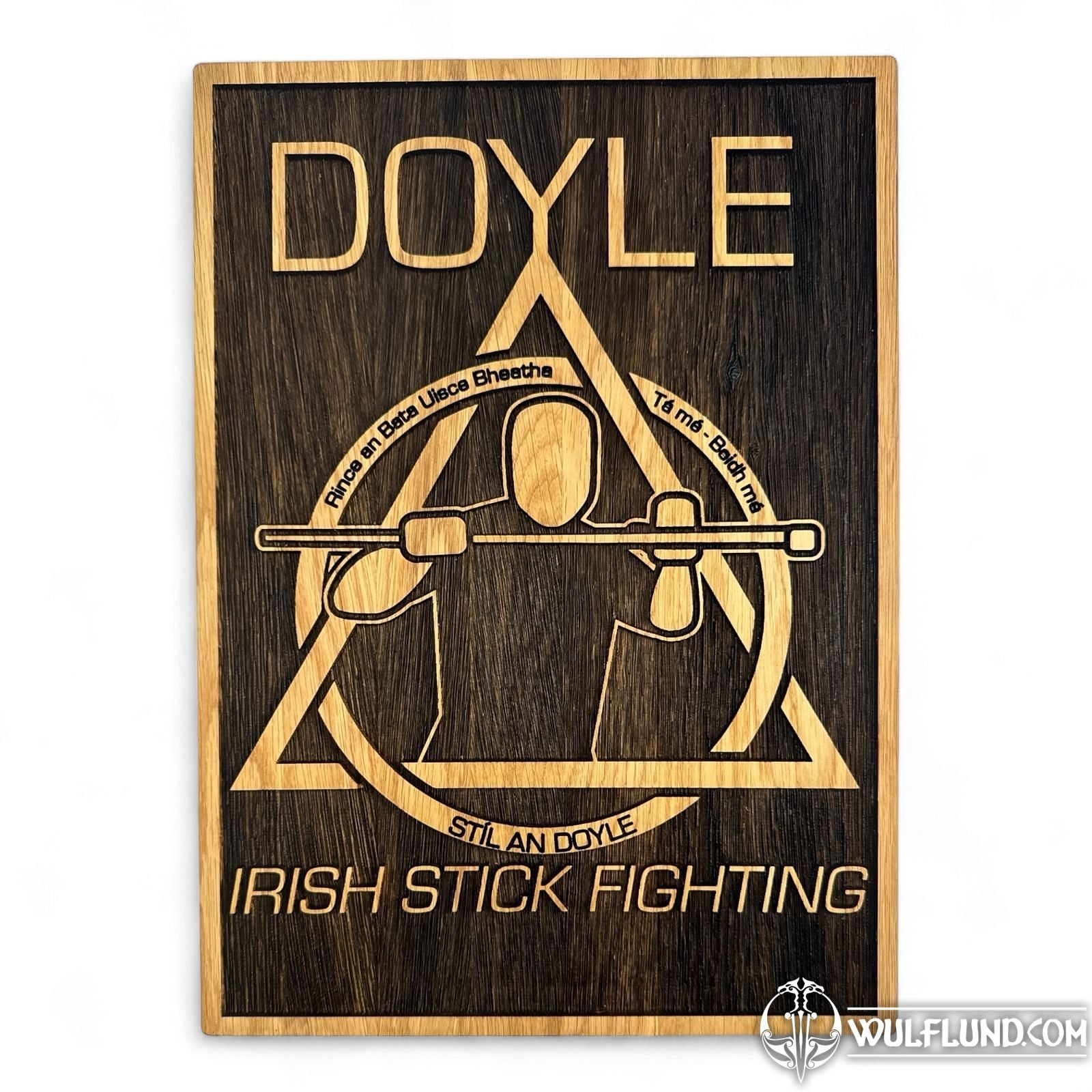 DOYLE STYLE - IRISH STICK FIGHTING, wall decoration 32 x 45 cm Kadlus ...